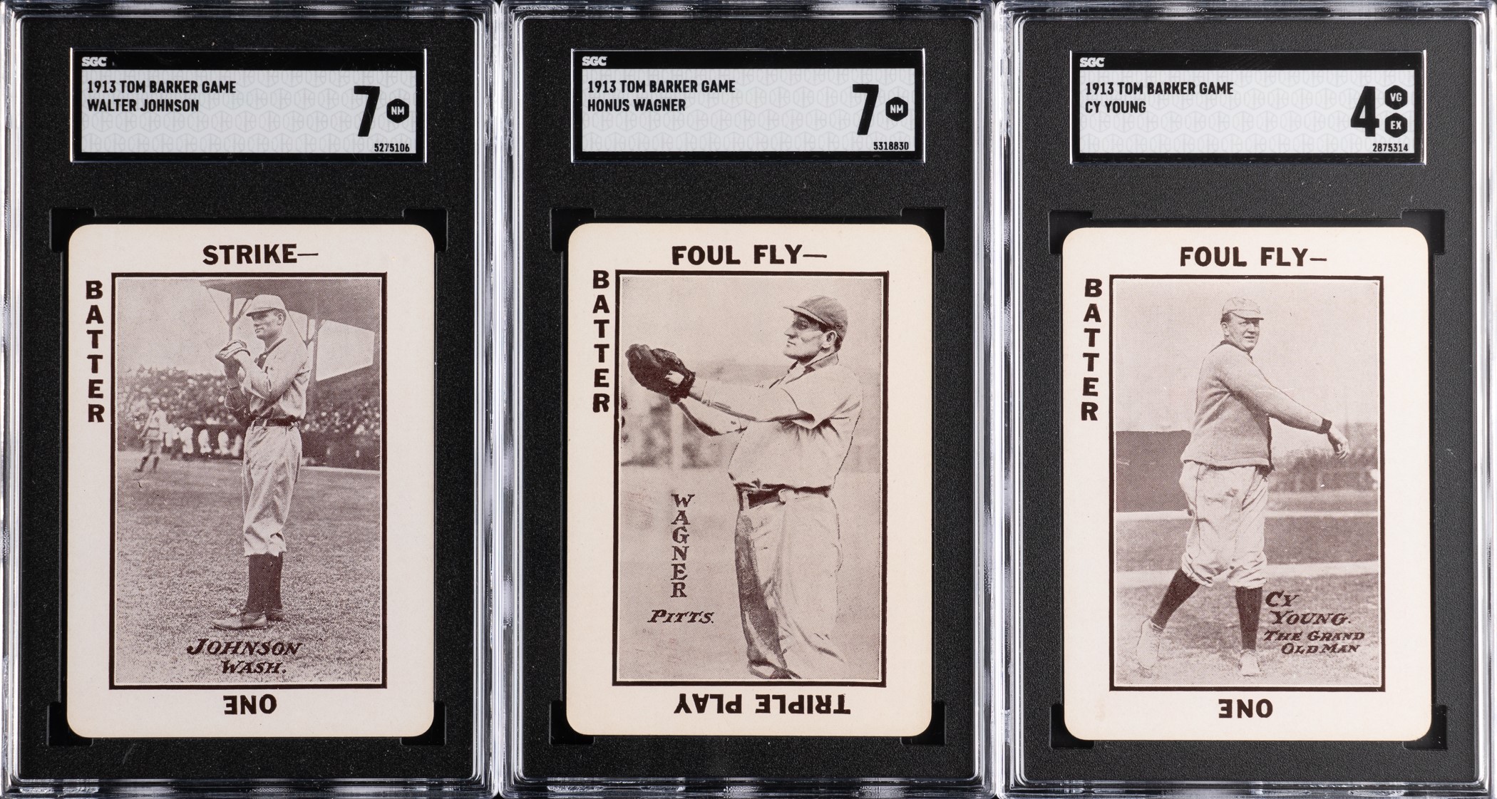 1913 WG6 Tom Barker Game Complete Set (52) Including Ty Cobb and Joe ...