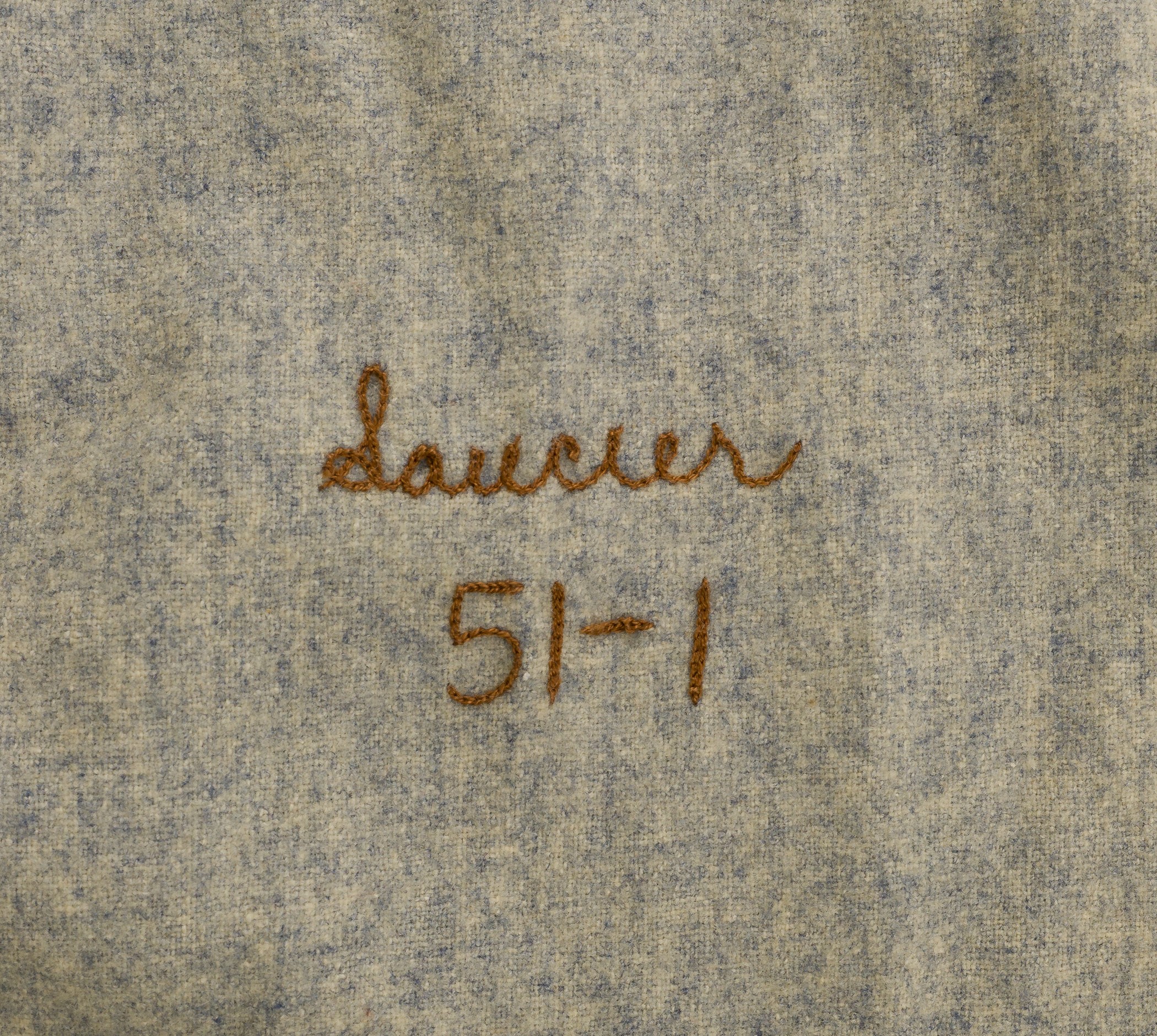 1951 Frank Saucier St. Louis Browns Game-Used Road Jersey MEARS A8 ...