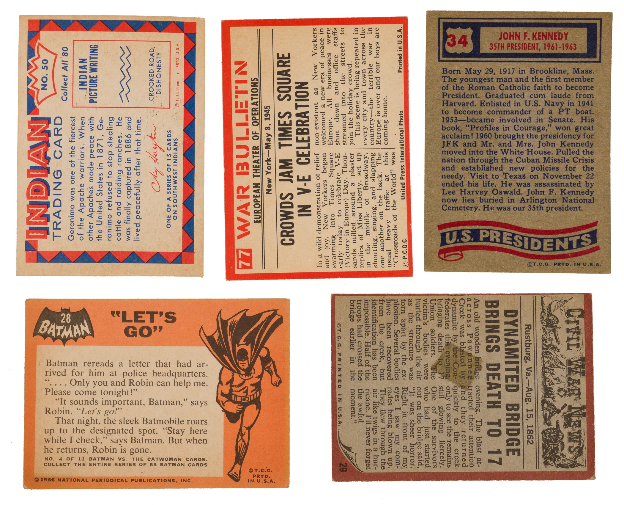 1953 to 1978 Topps Nonsport Shoebox Collection (3,575 Cards) | REA Archive