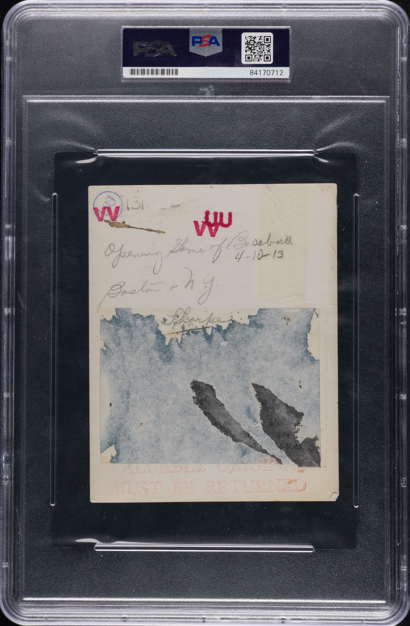 Circa 1913 Underwood & Underwood Original News Service Photograph of ...