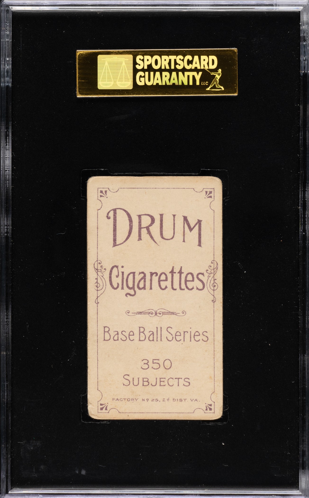 1909-1911 T206 White Border Mickey Doolan Batting SGC VG 40 - Rare Drum ...
