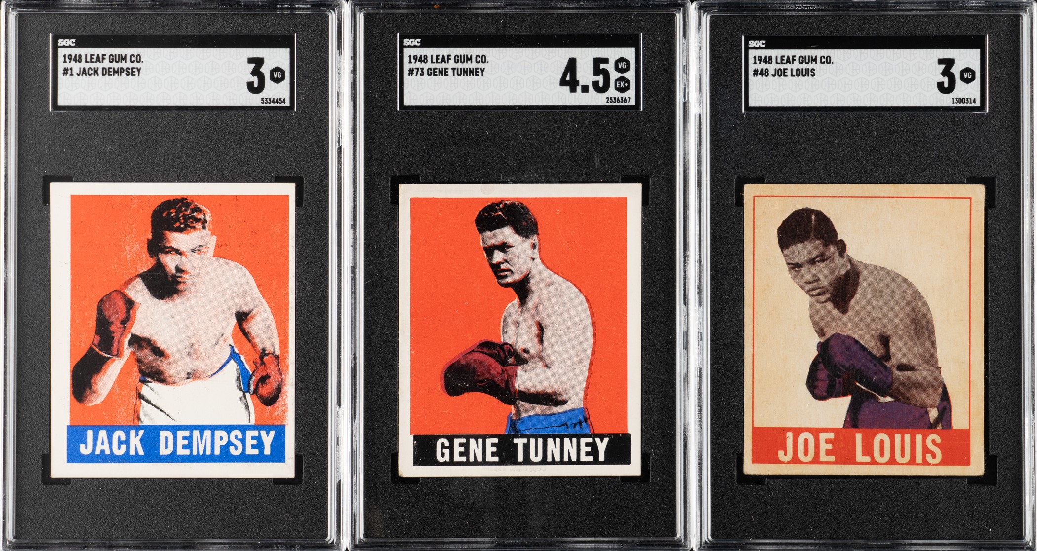 1948 Leaf Boxing Partial Set (31/49) Including Louis and Dempsey | REA ...