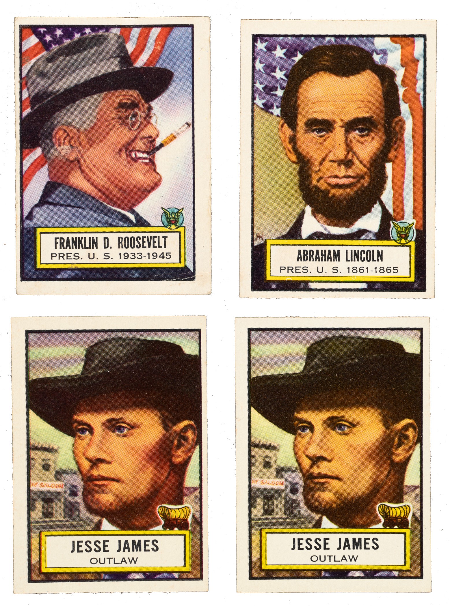 1952 Topps "Look 'n See" Original-Owner Collection (51) Including ...