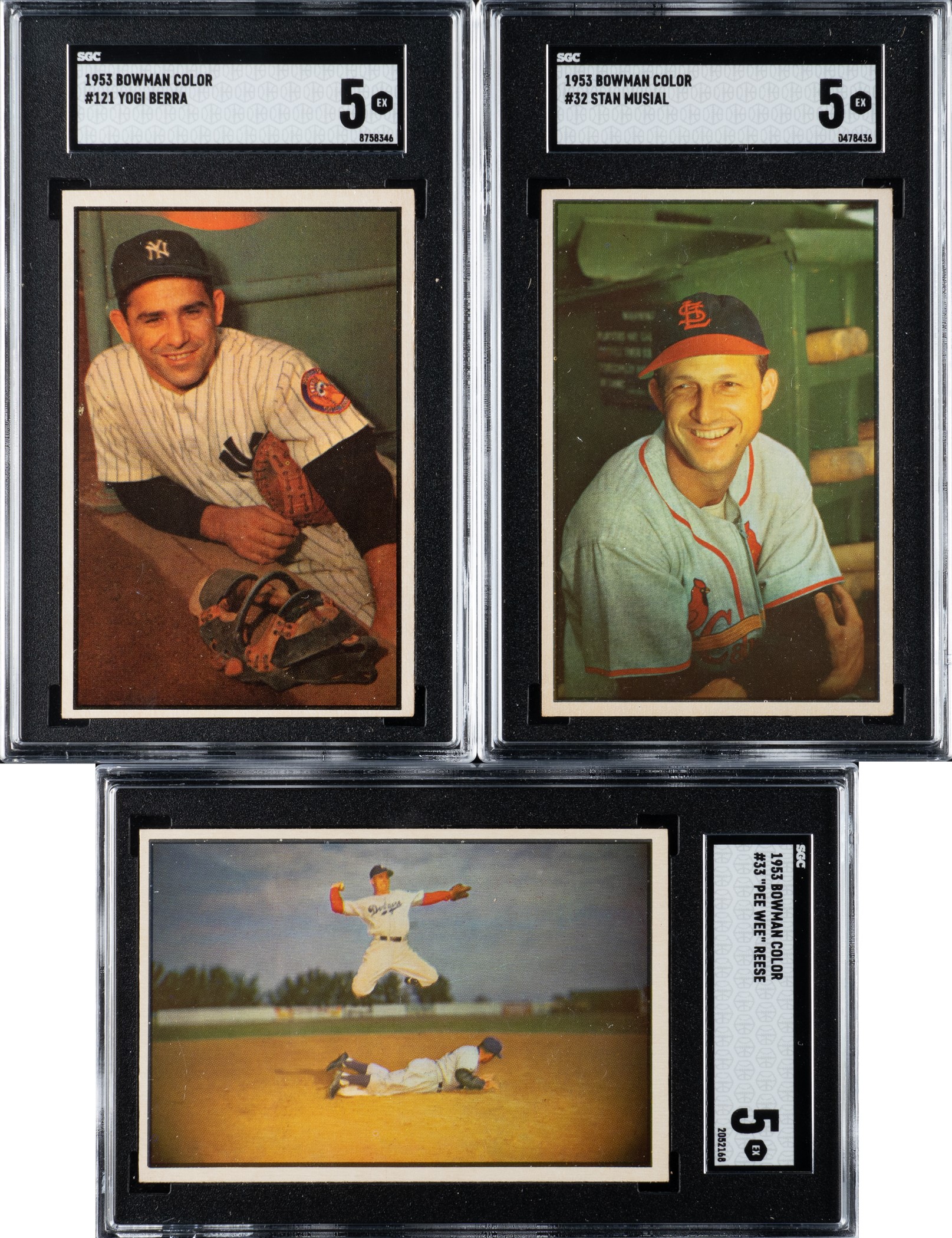 1953 Bowman Color Partial Set (113/160) Plus 27 Duplicates | REA Archive