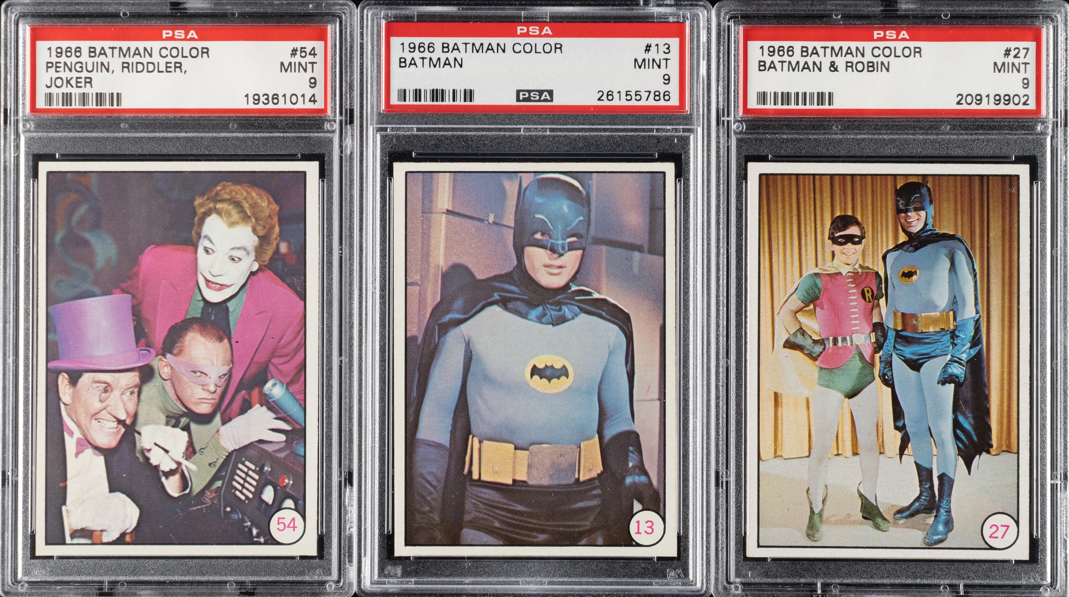 1966 Topps Batman "Bat Laffs" PSA-Graded Complete Set (55) | REA Archive
