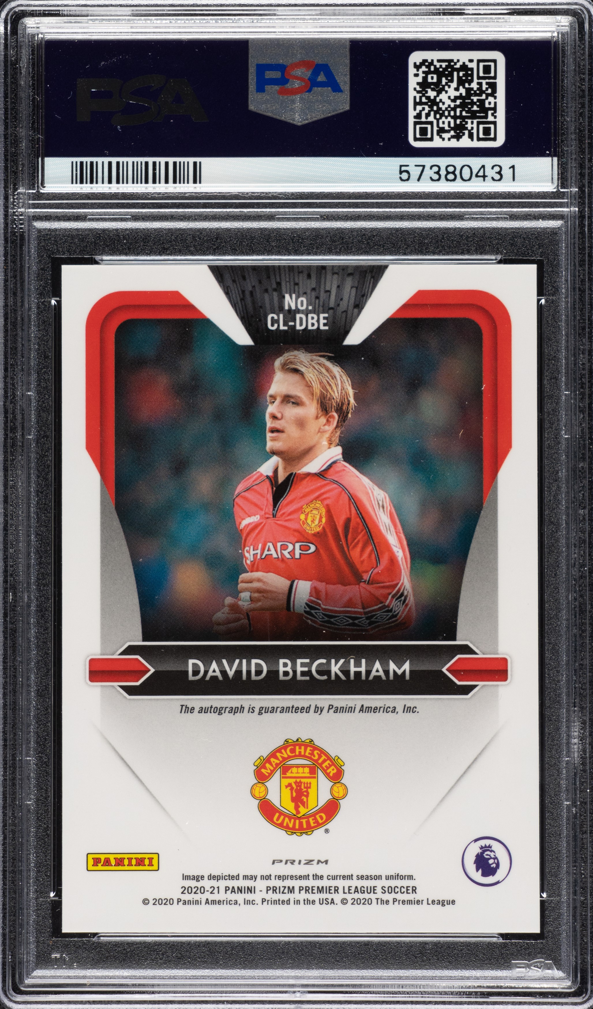 2020-2021 Panini Prizm Premier League Soccer Club League Signatures #CL ...