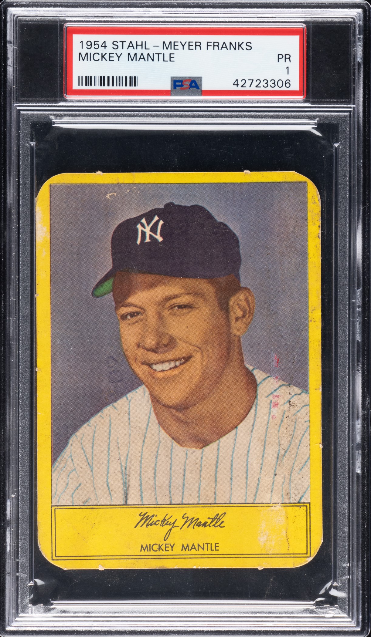 1954 Stahl-Meyer Franks Mickey Mantle | REA Archive