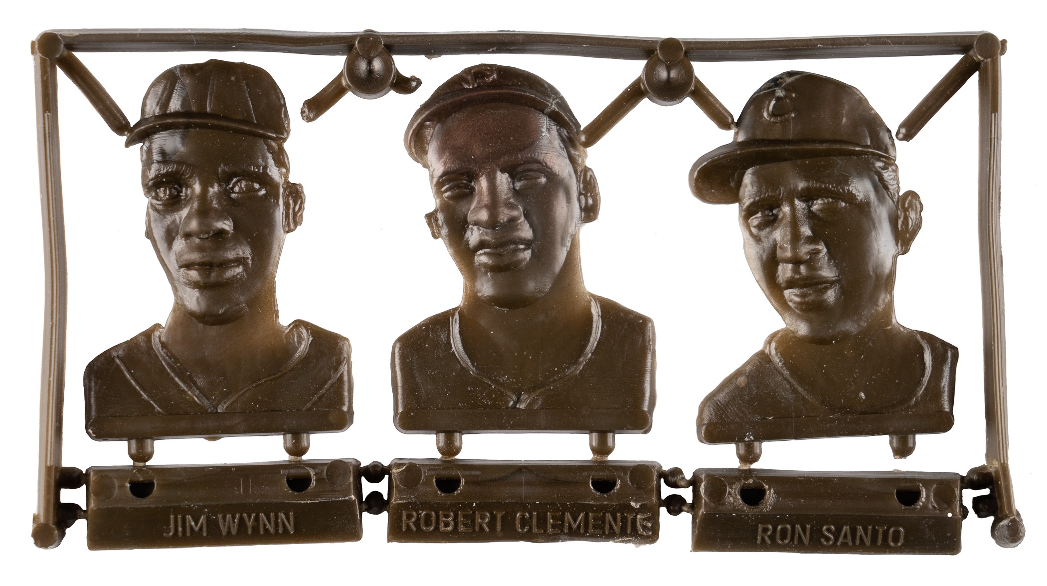 Extremely Rare 1968 Topps Plaks Complete Three-Player Sprue with ...