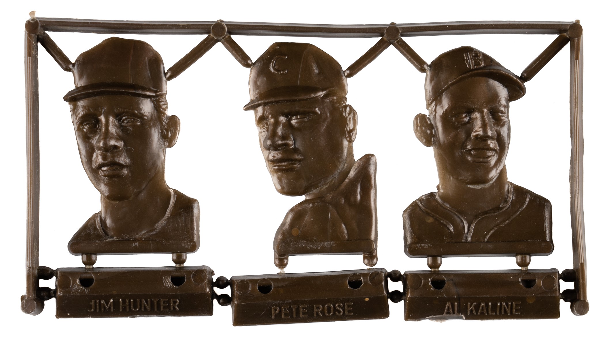 Extremely Rare 1968 Topps Plaks Complete Three-Player Sprue with Hunter ...