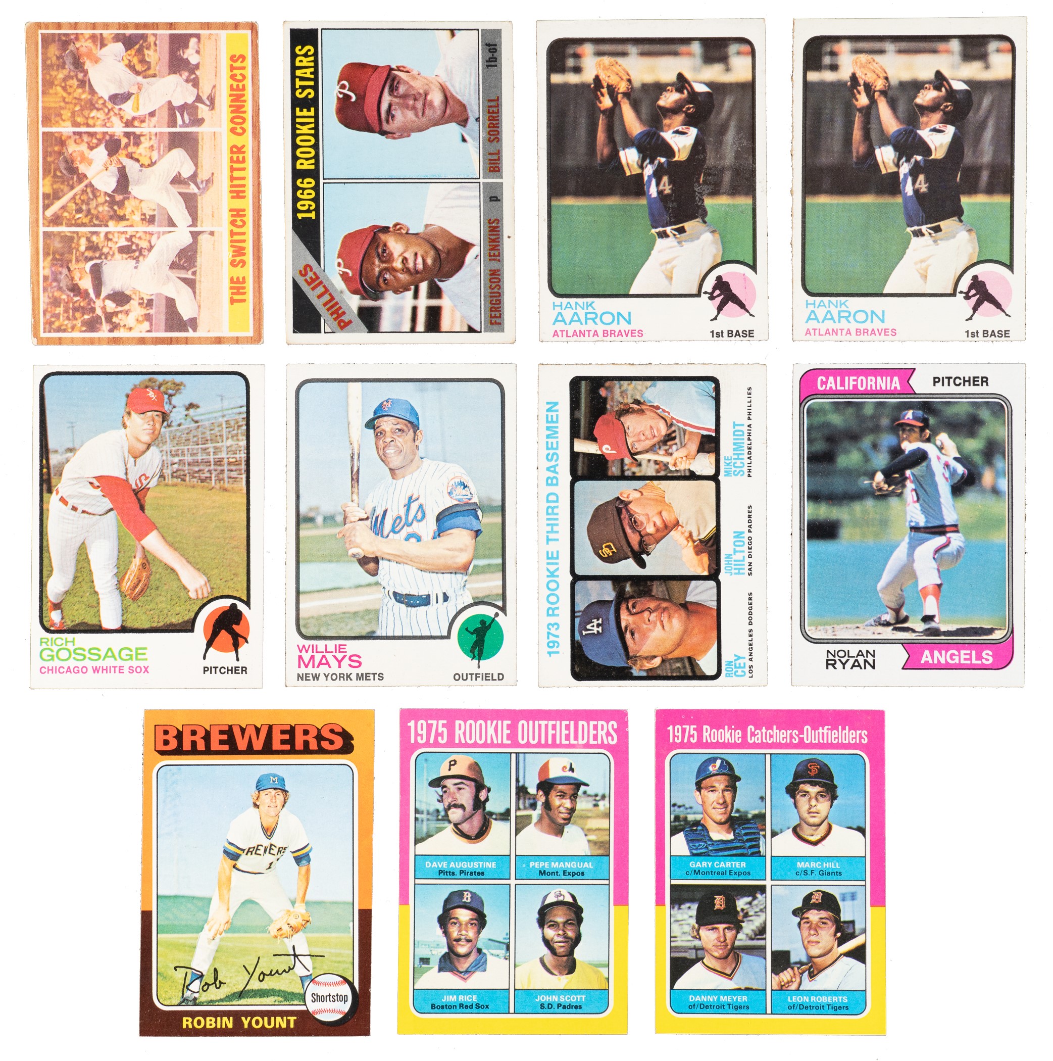 1957 to 1975 Topps Shoebox Collection (5,352) Including 325 Hall of ...