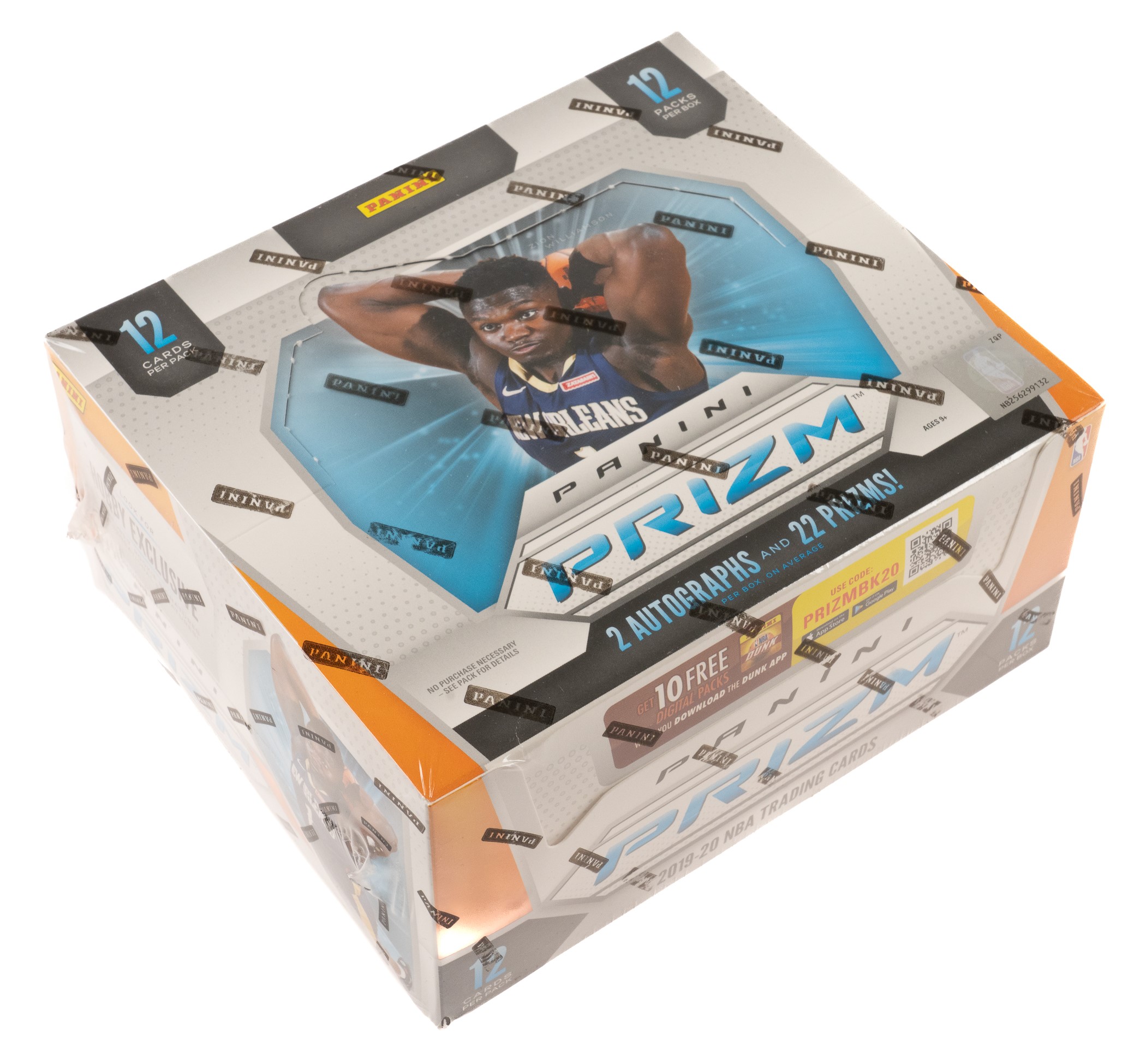 2019-2020 Panini Prizm Basketball Factory Sealed Unopened Hobby Box (12 ...