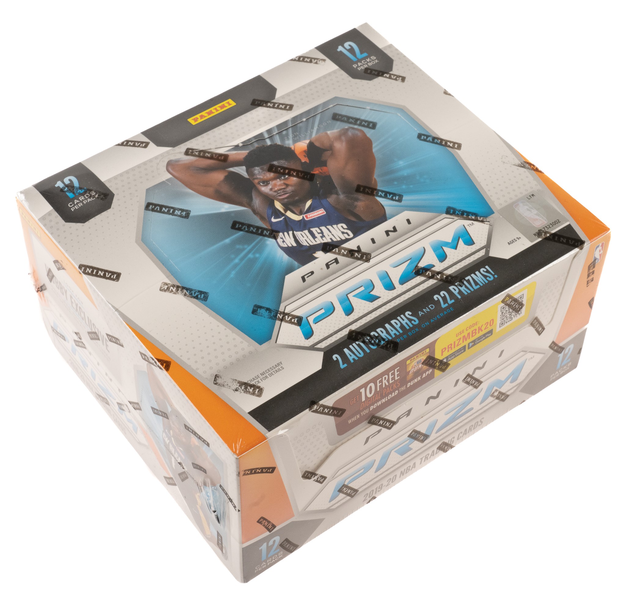 2019-2020 Panini Prizm Basketball Factory Sealed Unopened Hobby Box (12 ...