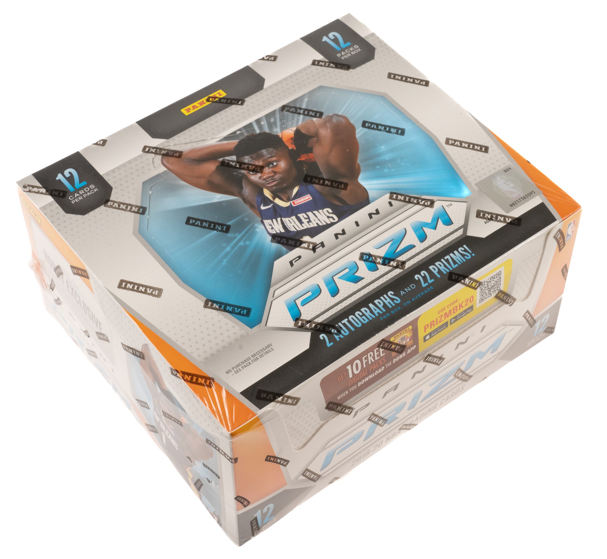 2019-2020 Panini Prizm Basketball Factory Sealed Unopened Hobby Box (12 ...