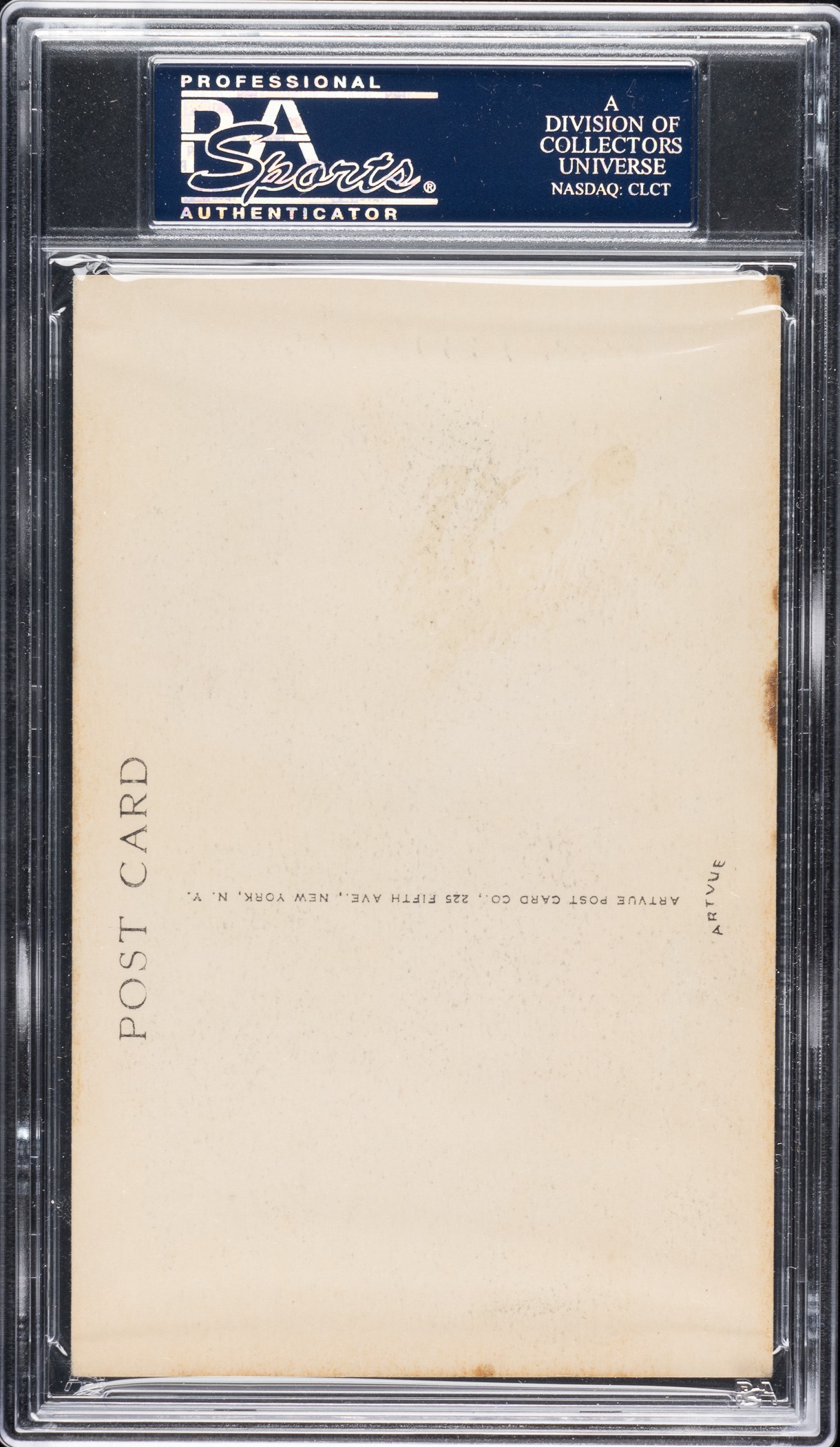 Signed 1953-1955 Artvue (Type 1) Black-and-White Hall of Fame Postcard ...