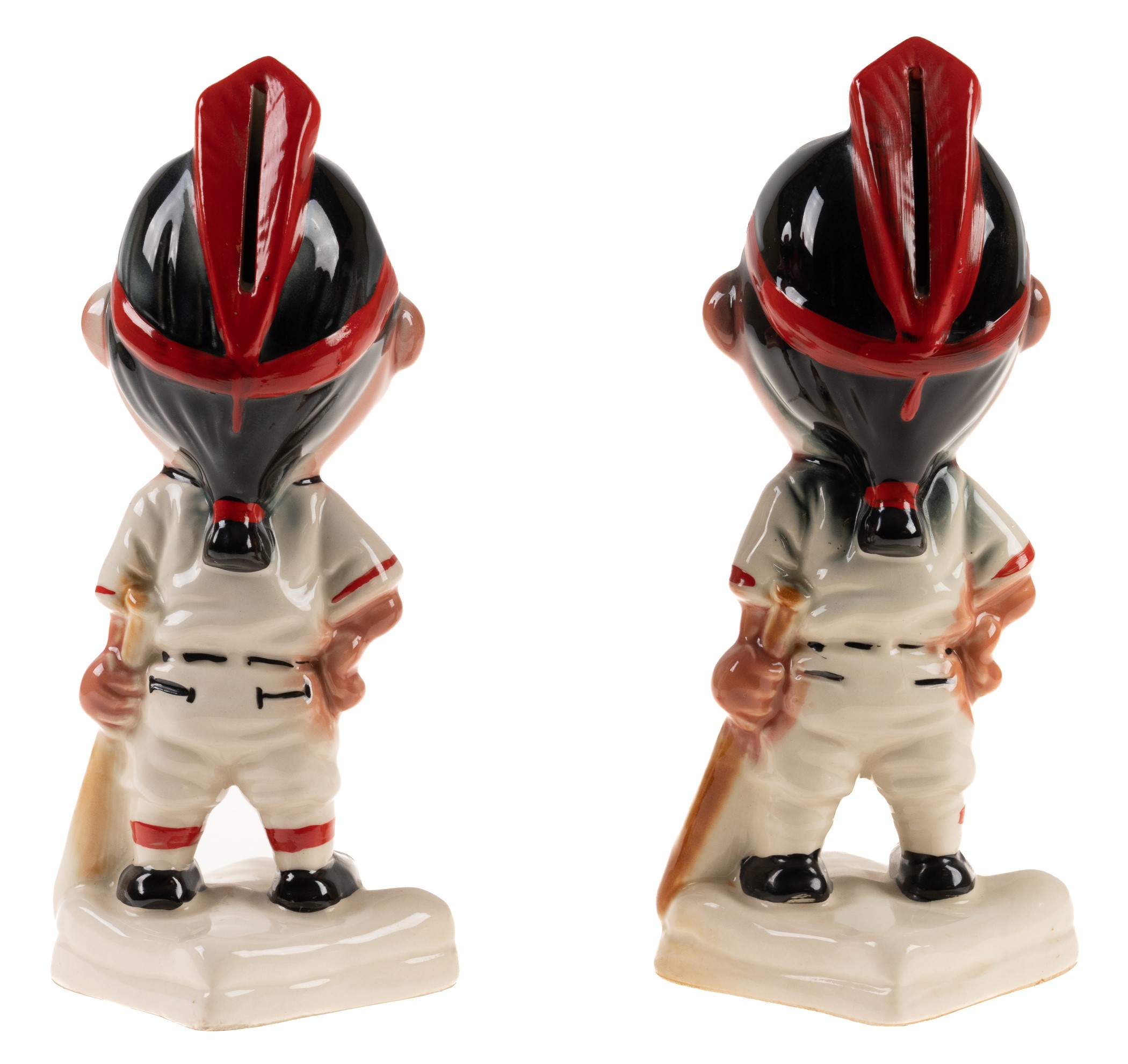 Pair of 1940s Cleveland Indians Chief Wahoo Ceramic Banks - Rare ...