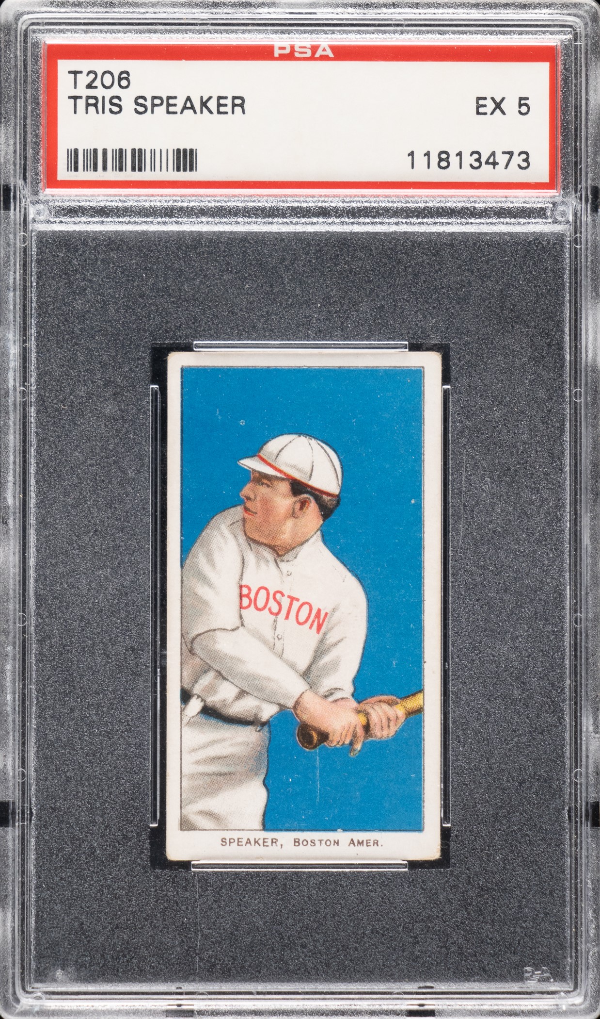 1909-1911 T206 White Border Tris Speaker Rookie PSA EX 5 - Sovereign ...