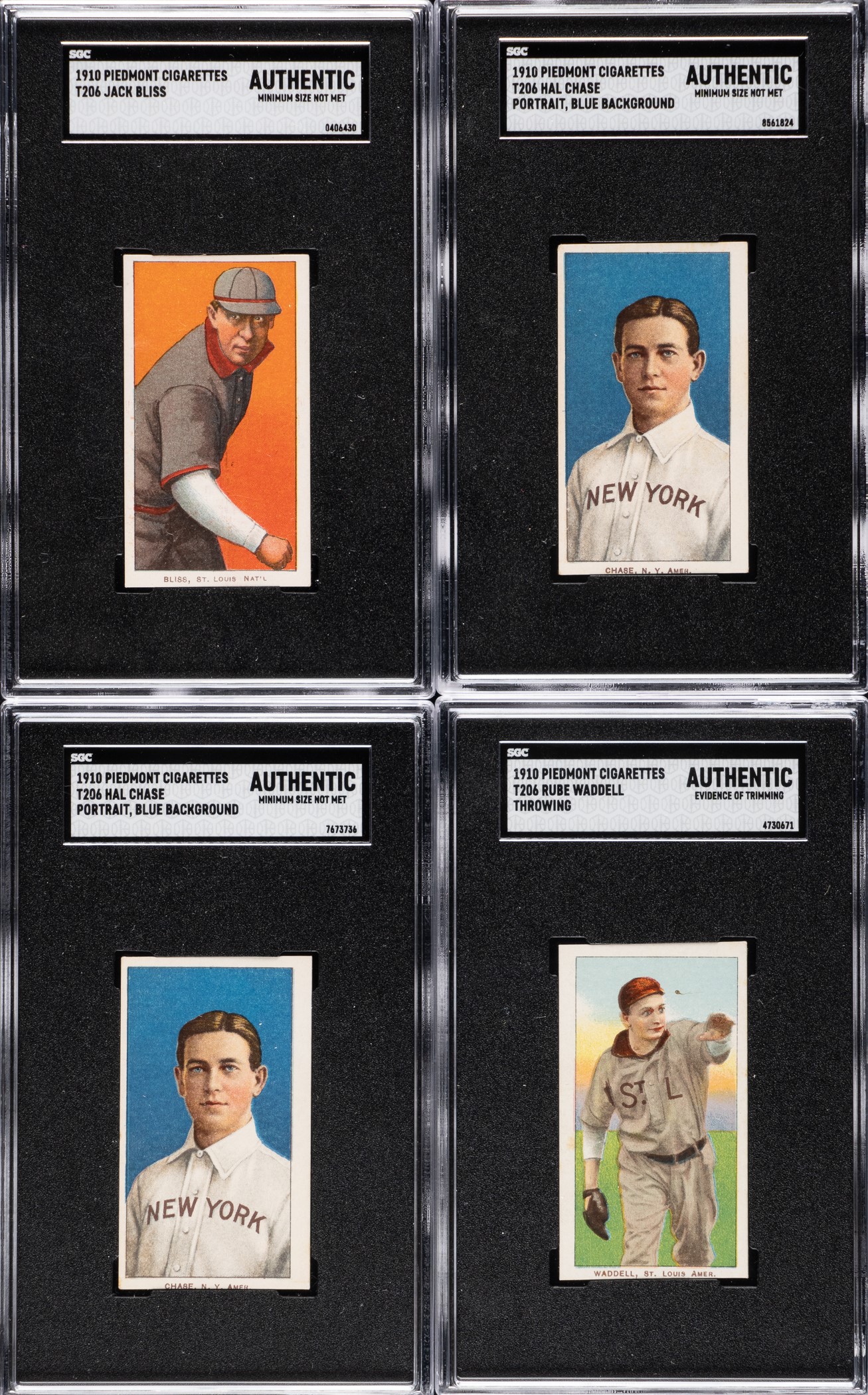 1909-1911 T206 White Border Collection (58) Including Addie Joss and ...