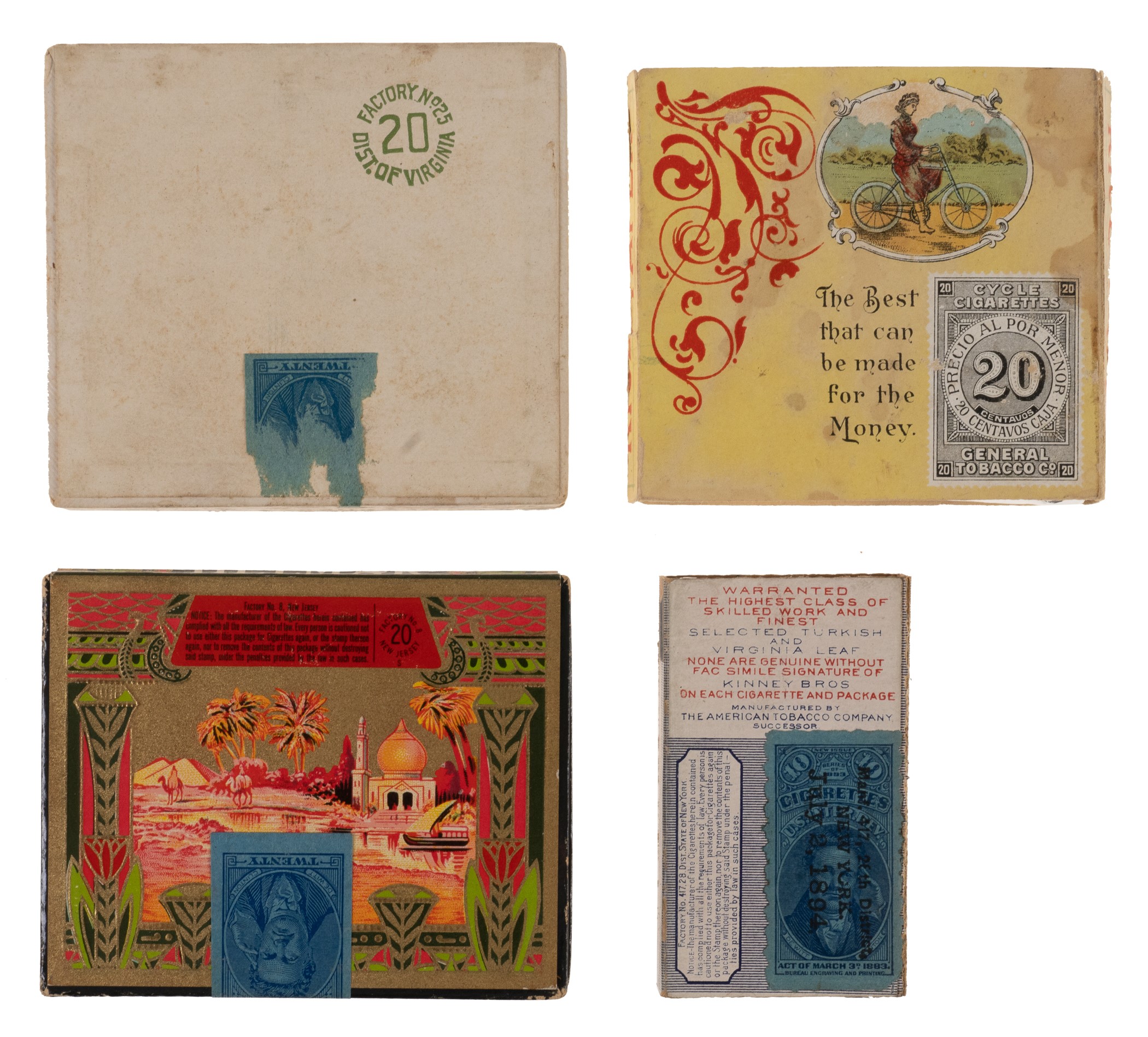 Circa 1880s to 1950s Empty Tobacco Package Collection (25) Including ...