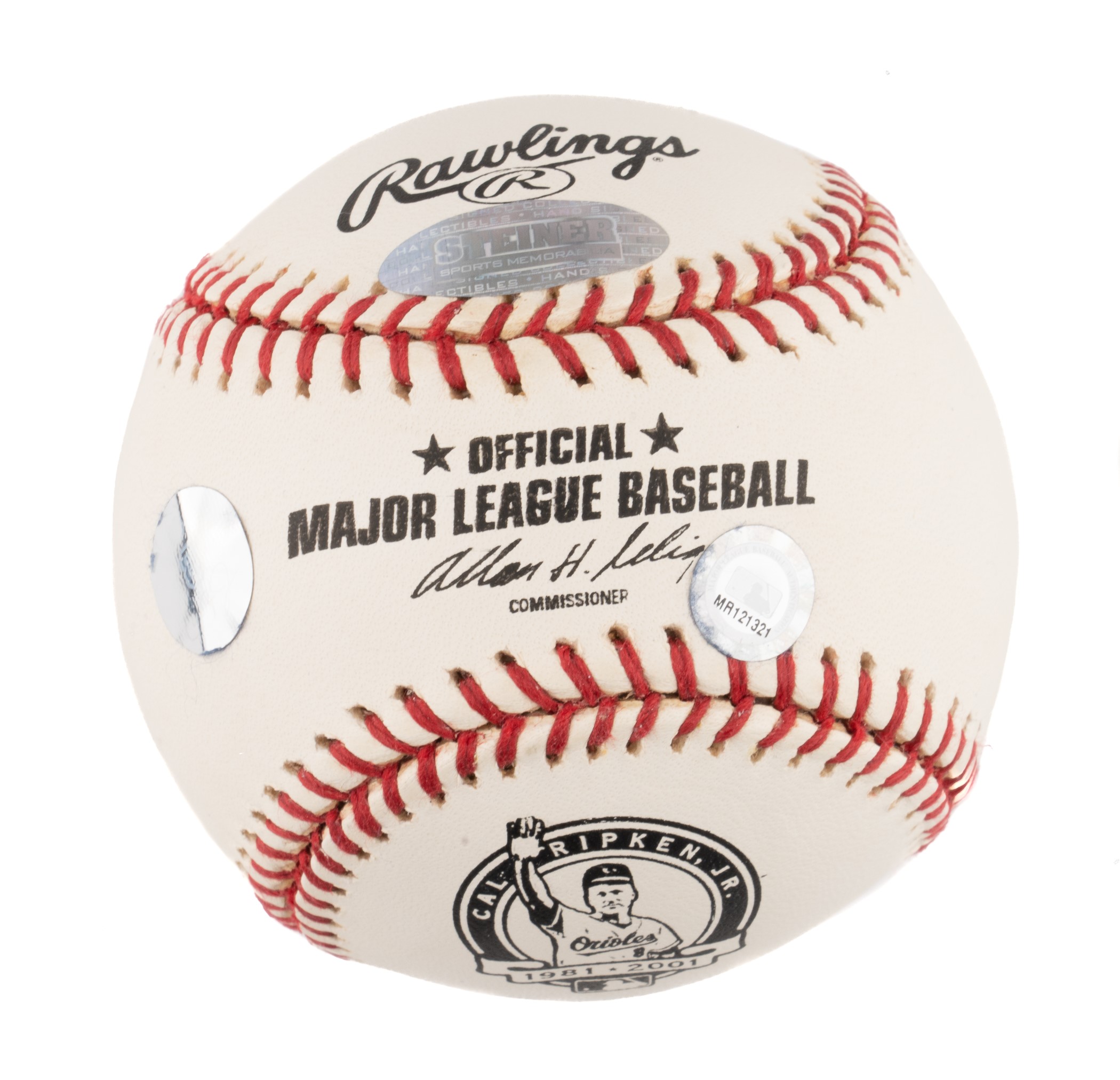 Cal Ripken Jr. Single-Signed Commemorative Retirement Baseball ...
