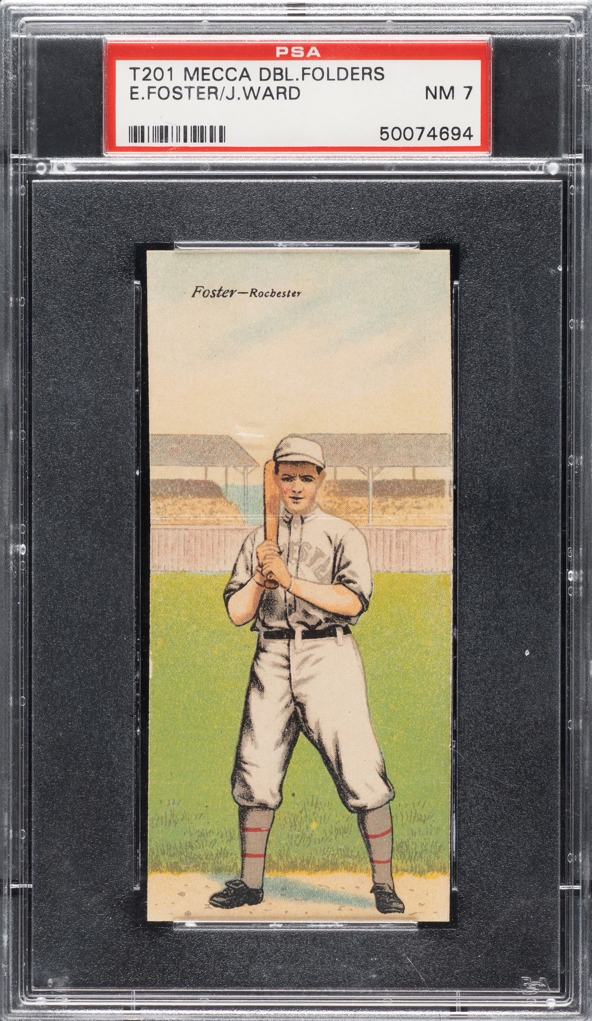 1911 T201 Mecca Double Folder Foster/Ward PSA NM 7 | REA Archive