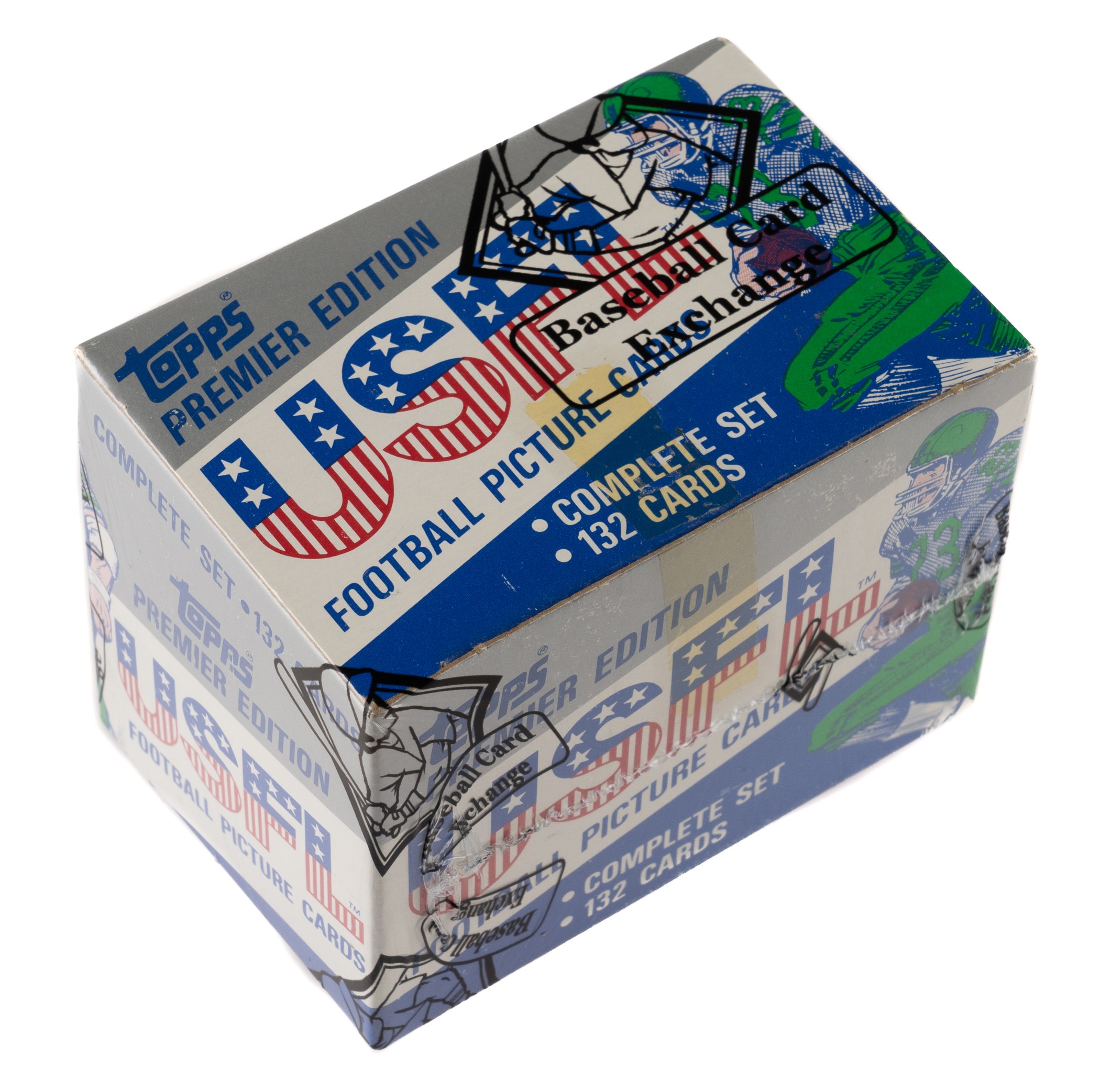 1984 Topps USFL Football Factory Box Set (132 Cards) - BBCE | REA Archive