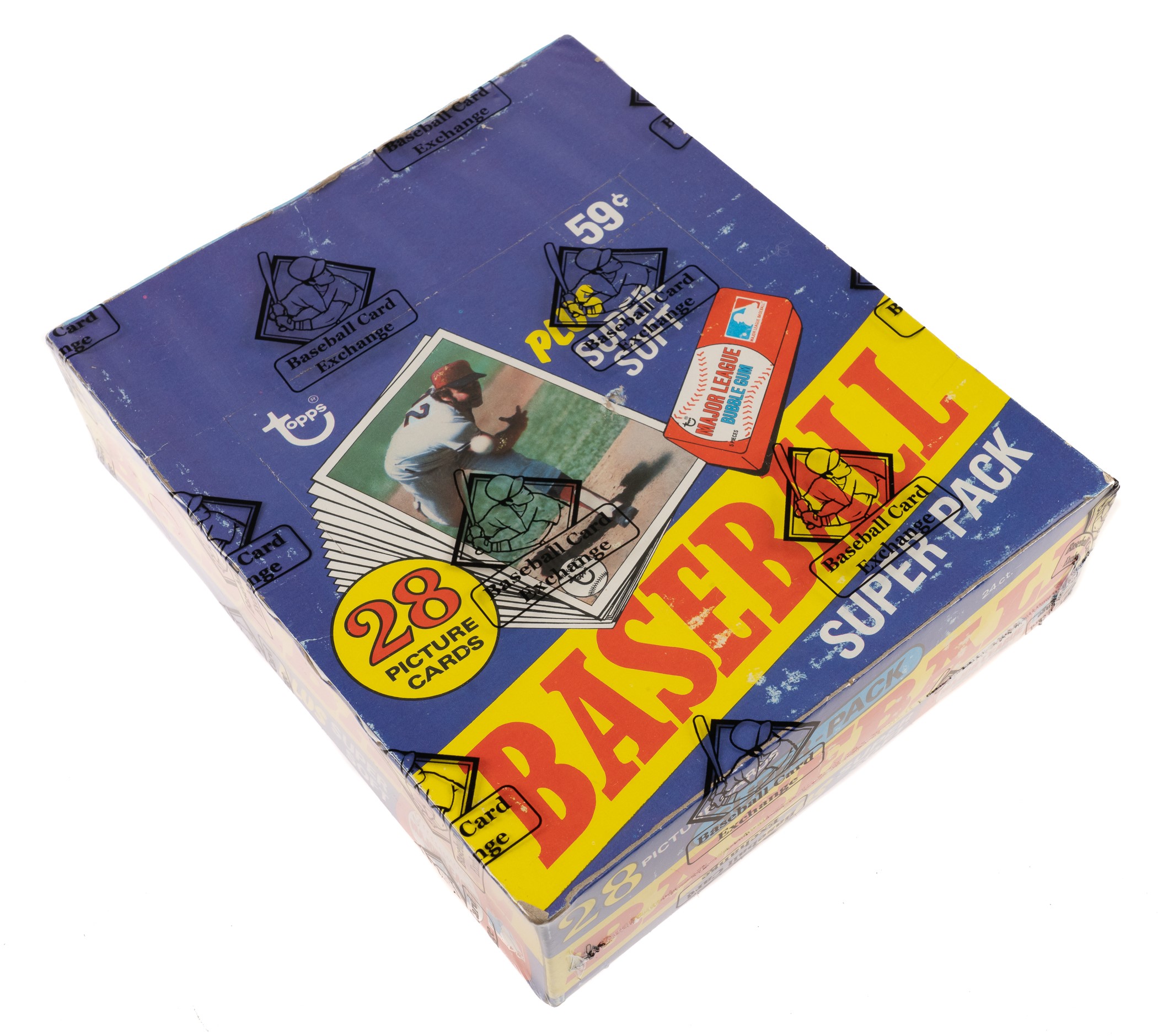 1980 Topps Unopened Super Cello Pack Box (24 Packs) - BBCE and Ex ...