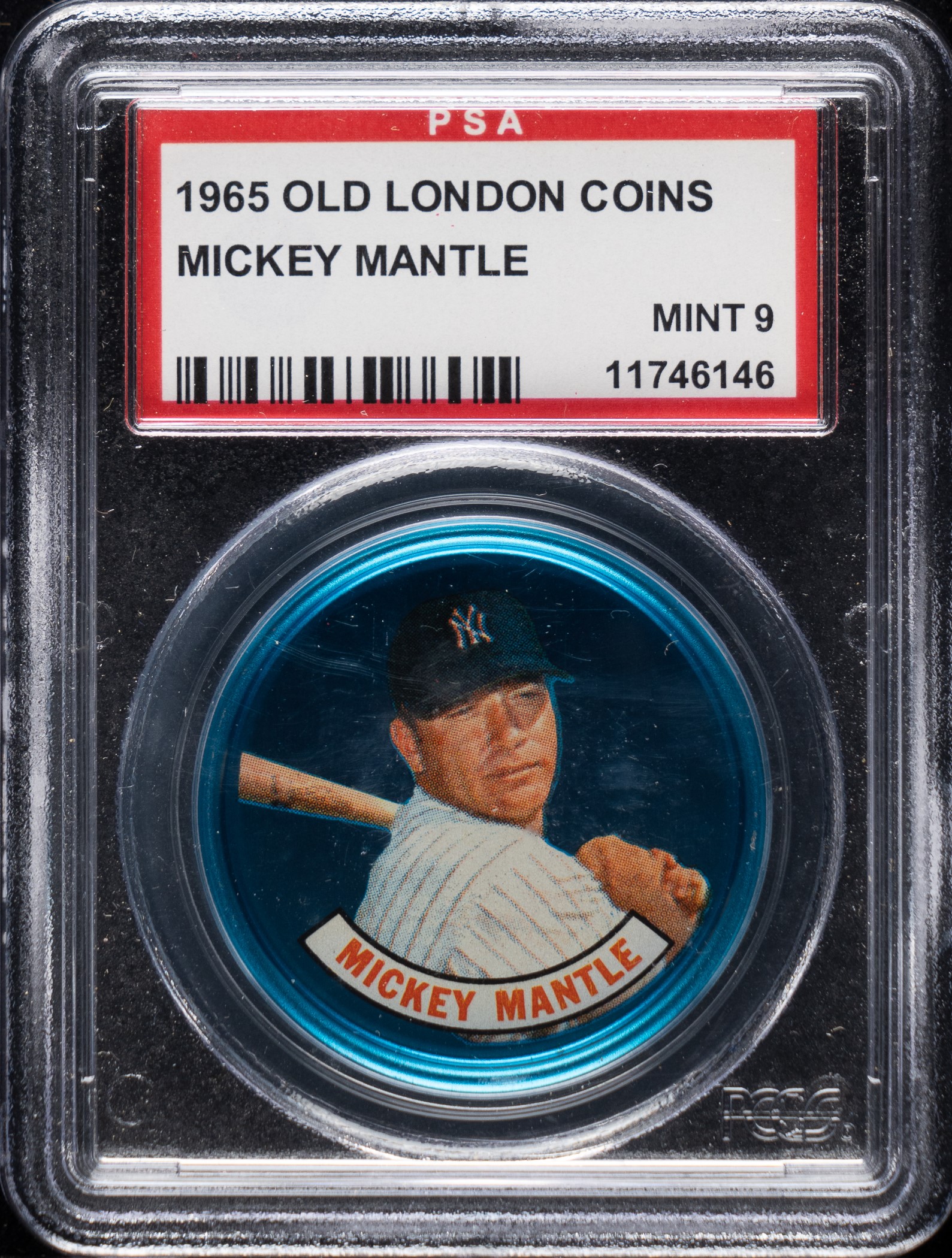 1965 Old London Coins Mickey Mantle PSA MINT 9 - Highest Graded! | REA ...