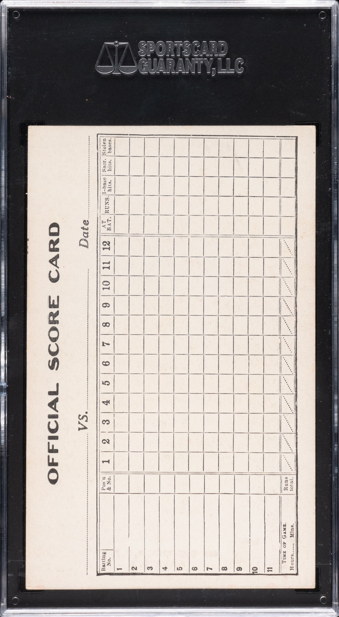 1913-1915 "Pinkerton" Postcard #424 Mike Mitchell SGC VG+ 3.5 - Rare Scorecard Back | REA Archive