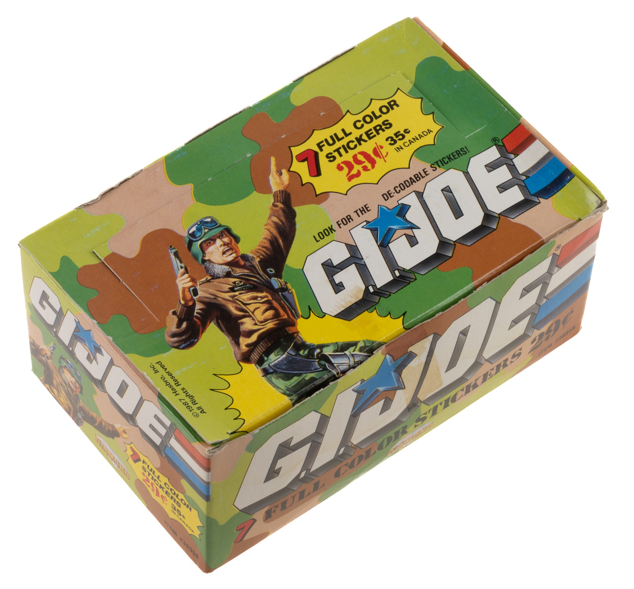 1987 Hasbro Diamond "G. I. JOE" Unopened Wax Box (100 Packs) | REA Archive