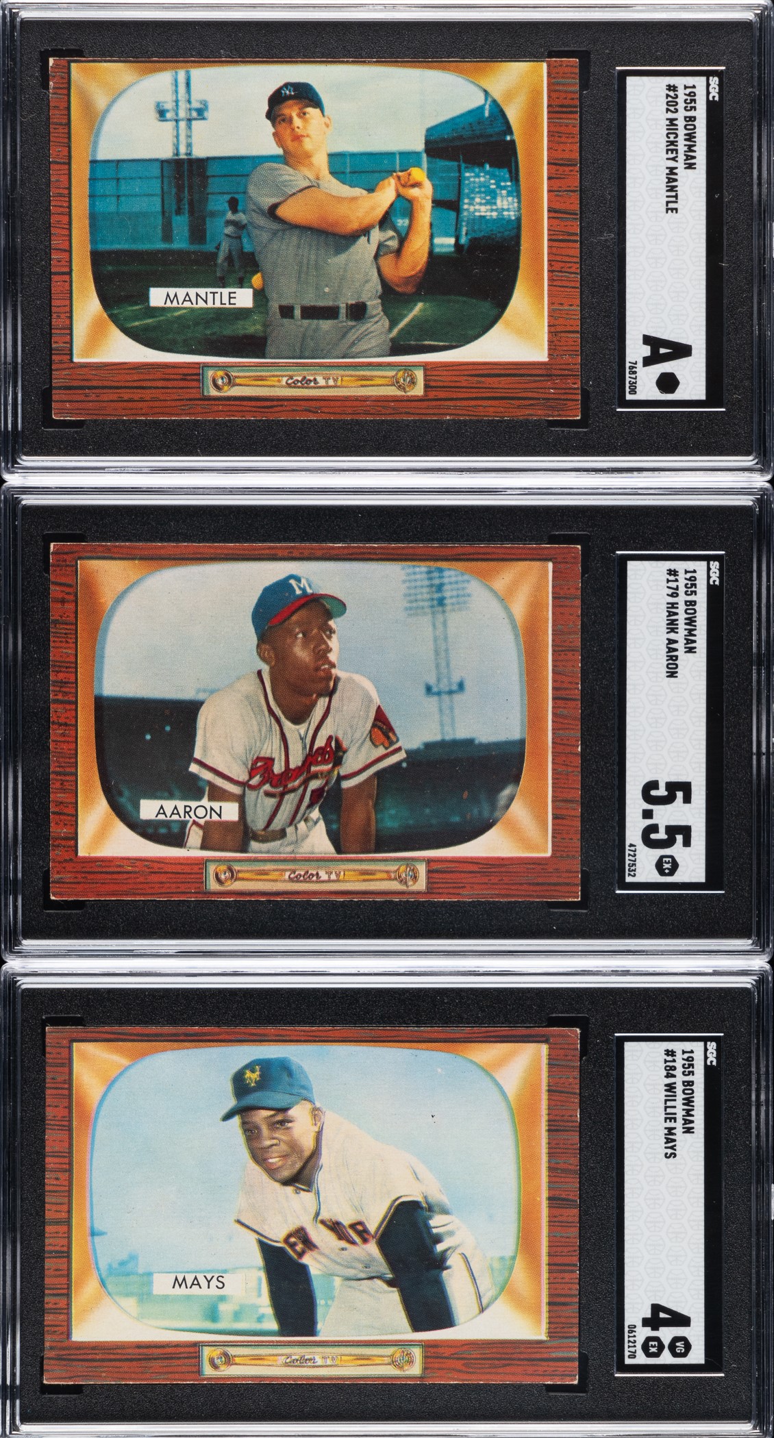1955 Bowman Complete Master Set (320) Plus Six Variations | REA Archive