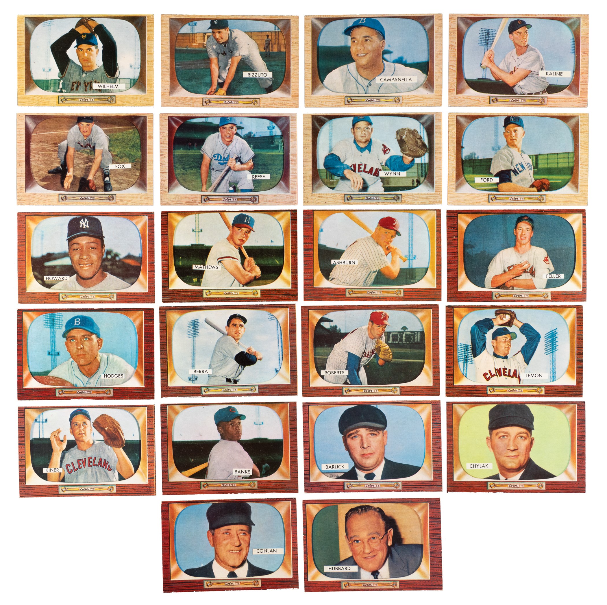 1955 Bowman Complete Master Set (320) Plus Six Variations | REA Archive