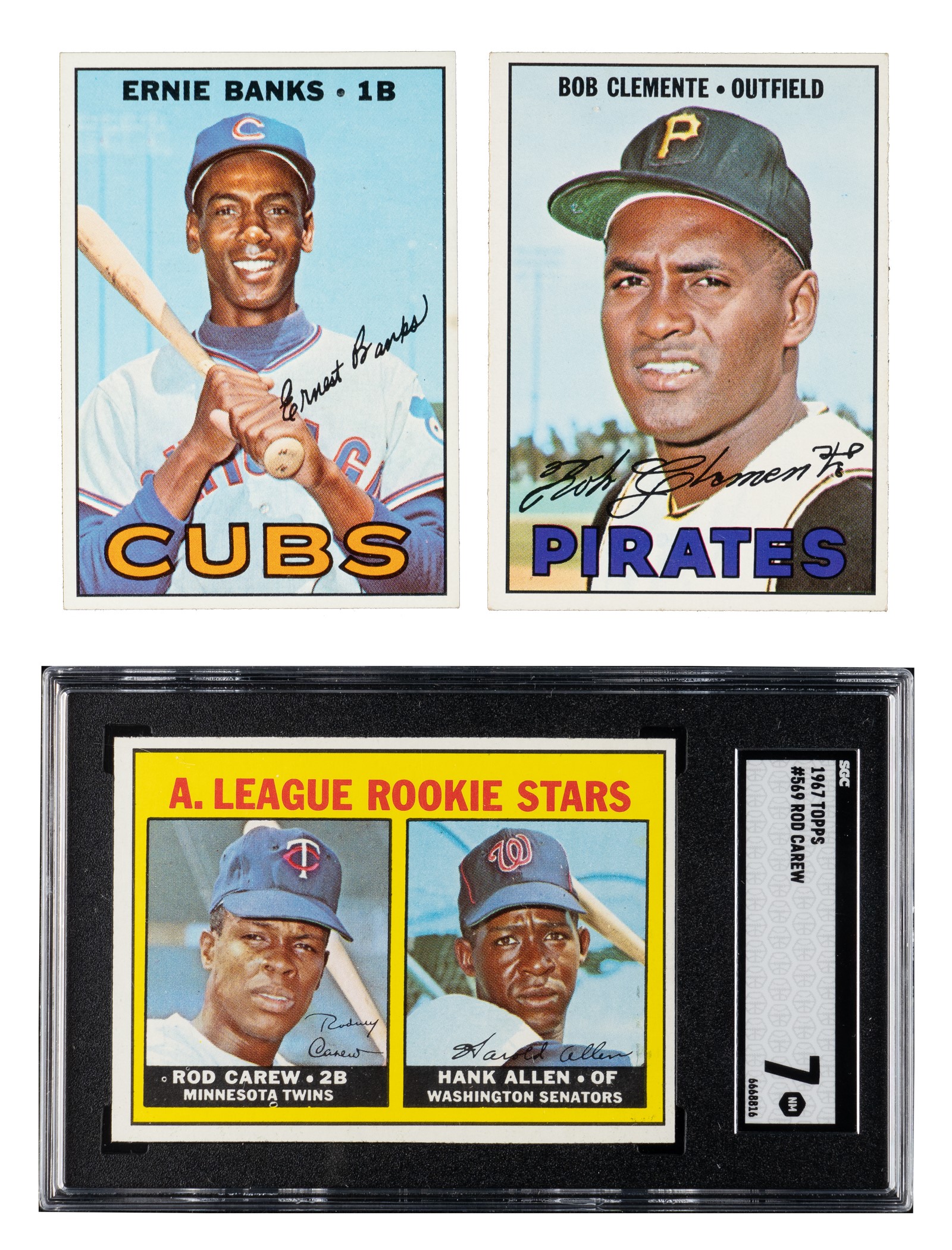 1967 Topps Near-Complete Set (607/609) Including #569 Rod Carew Rookie ...