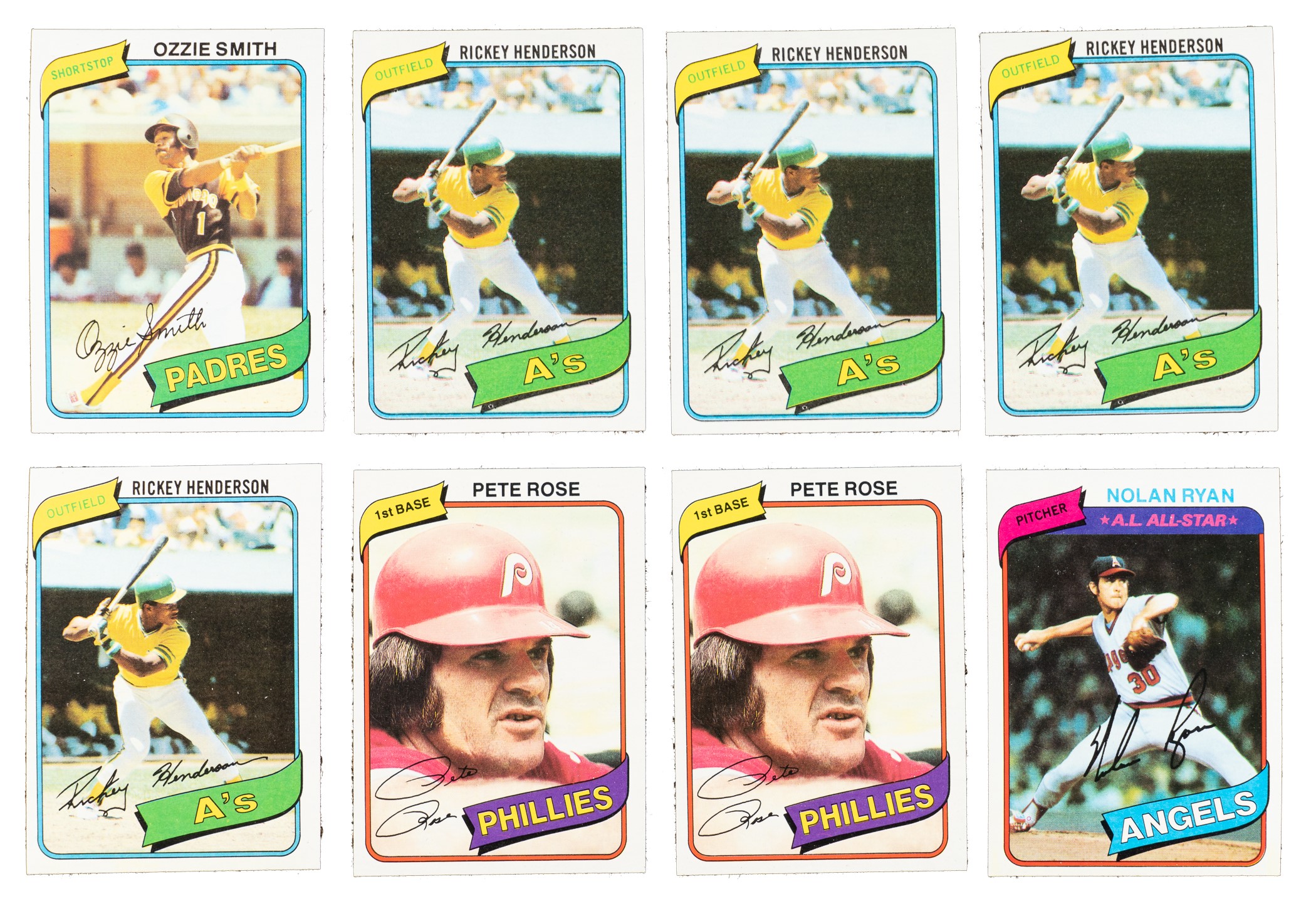 High-Grade 1980 Topps Complete Set (726) Plus 2,400 Duplicates ...