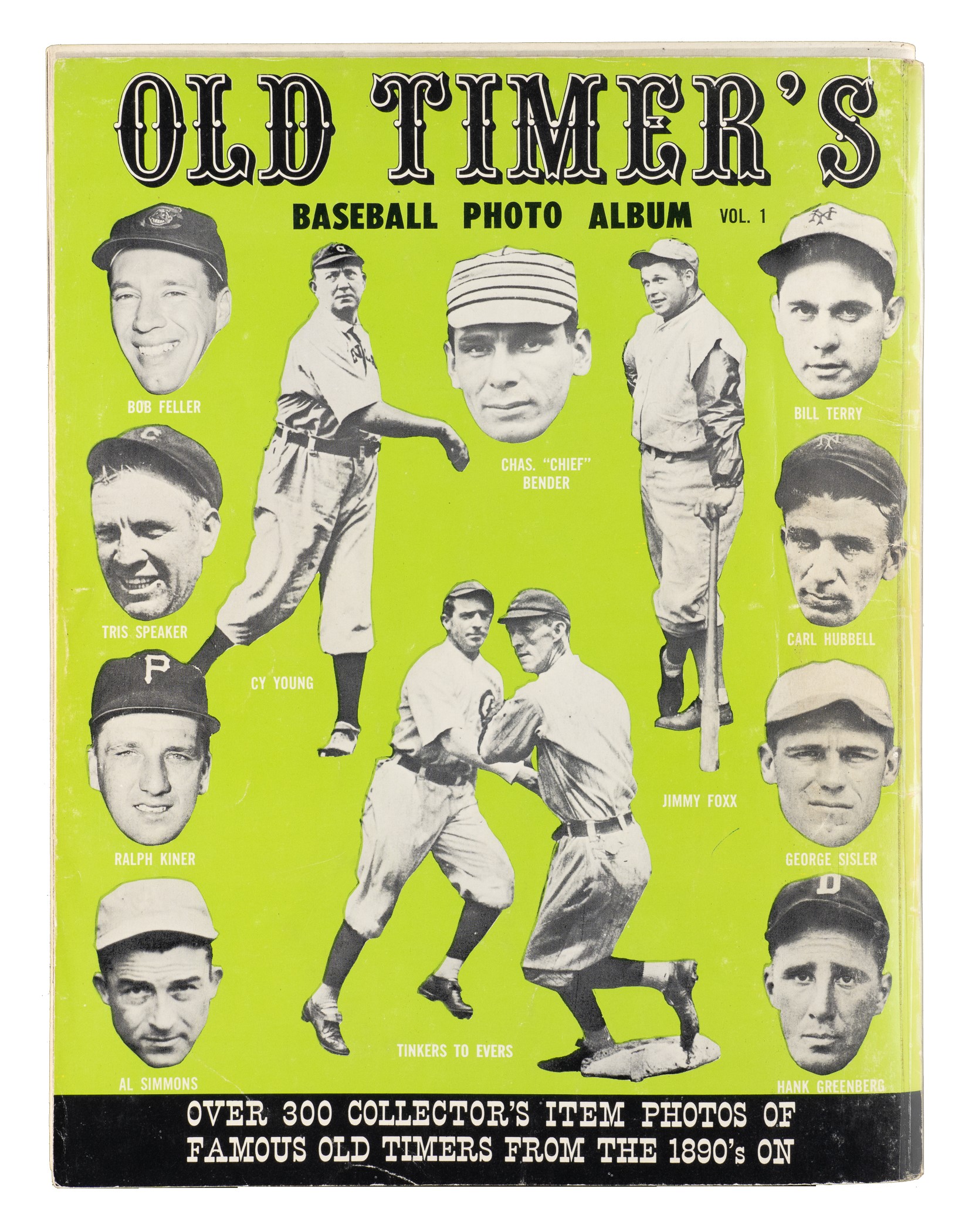 1961 "Old Timer's Baseball Photo Album" Multi-Signed Book (66 Signatures) Including Berg ...
