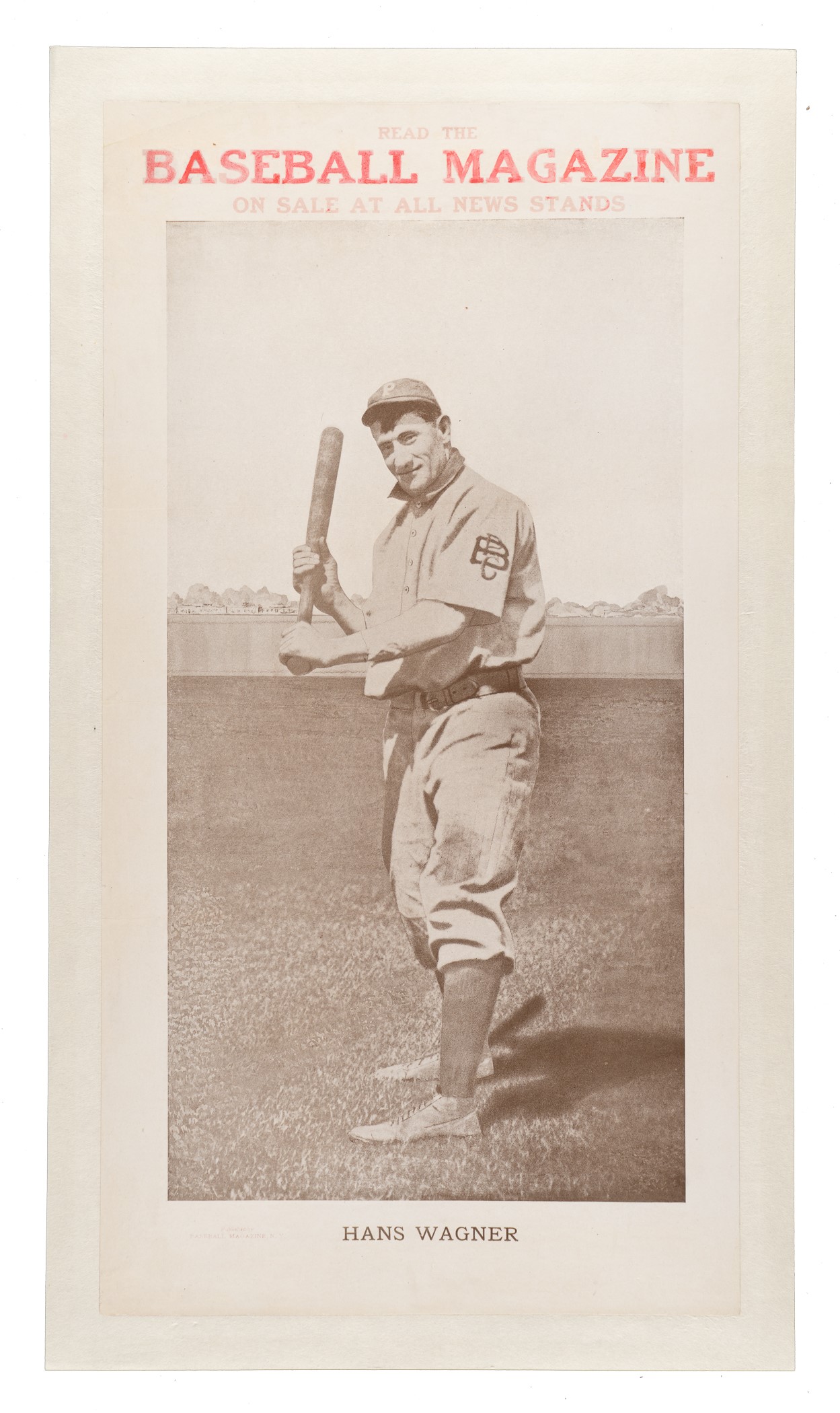 Circa 1910 Honus Wagner M113 Baseball Magazine Advertising Premium ...