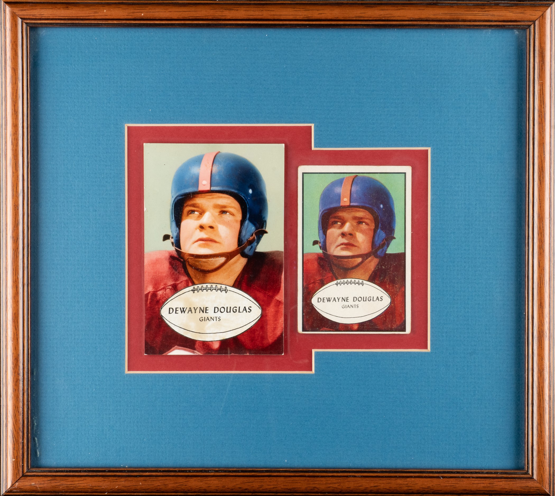 1953 Bowman Football Original Card Artwork #65 Dewayne Douglas | REA ...