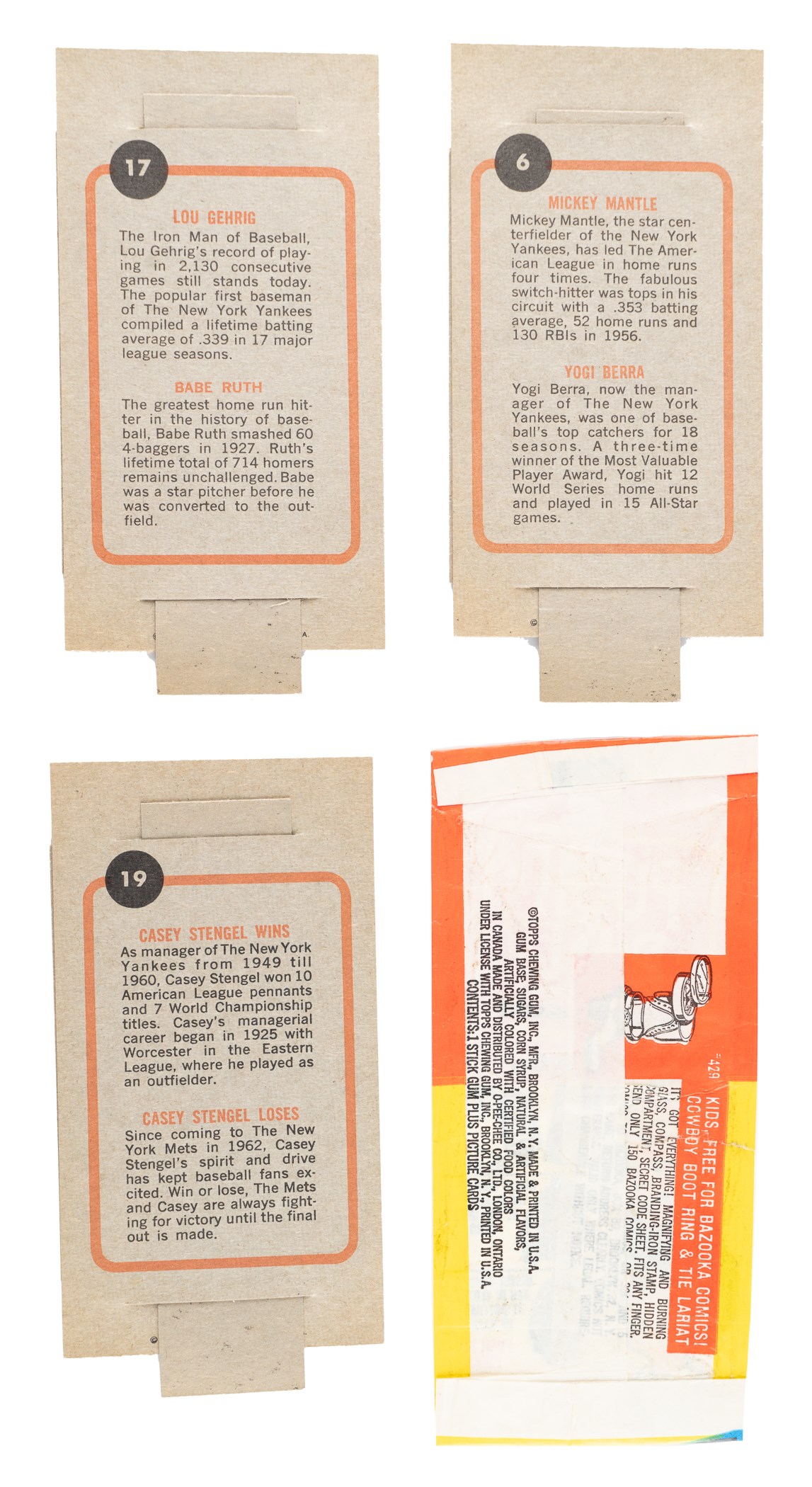 1965 Topps "Push-Pull" Complete Set (36) Plus Wrapper | REA Archive