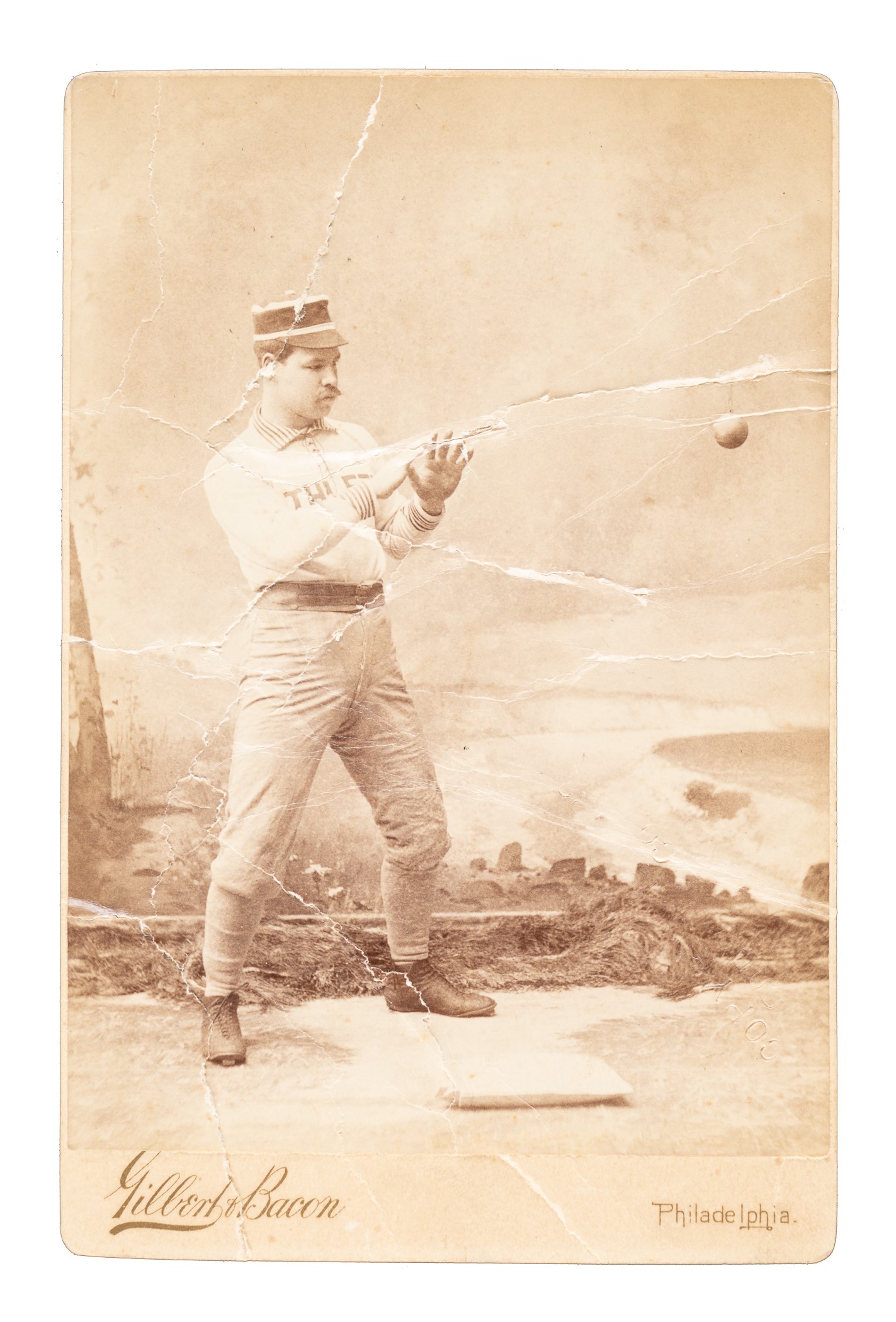 1888 Gilbert & Bacon Cabinet Sleepy Townsend Philadelphia - N173 Old ...