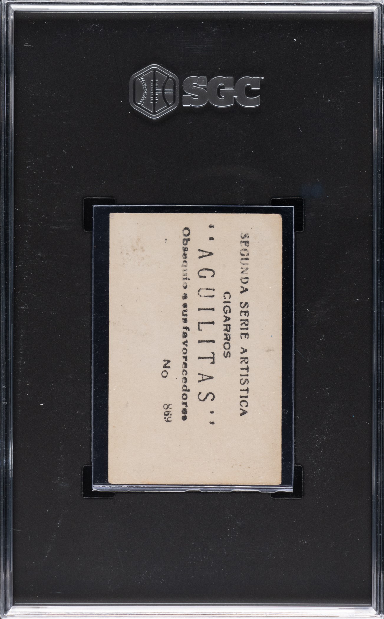 1924-1925 Aguilitas Cigars Second Series #869 Oscar Charleston | REA ...