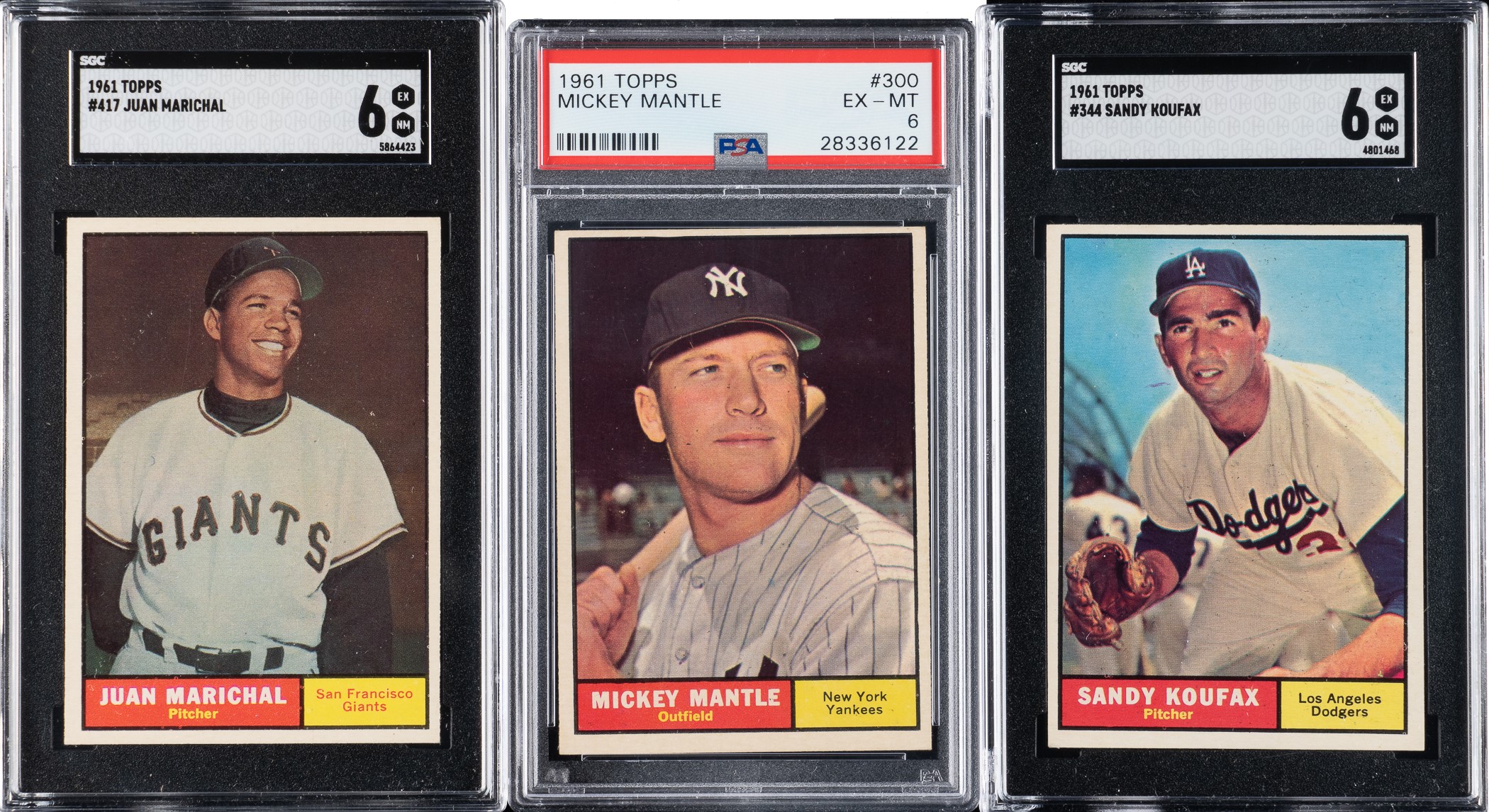 1961 Topps Complete Set (587) Plus Six Variations and Wax Wrapper | REA ...