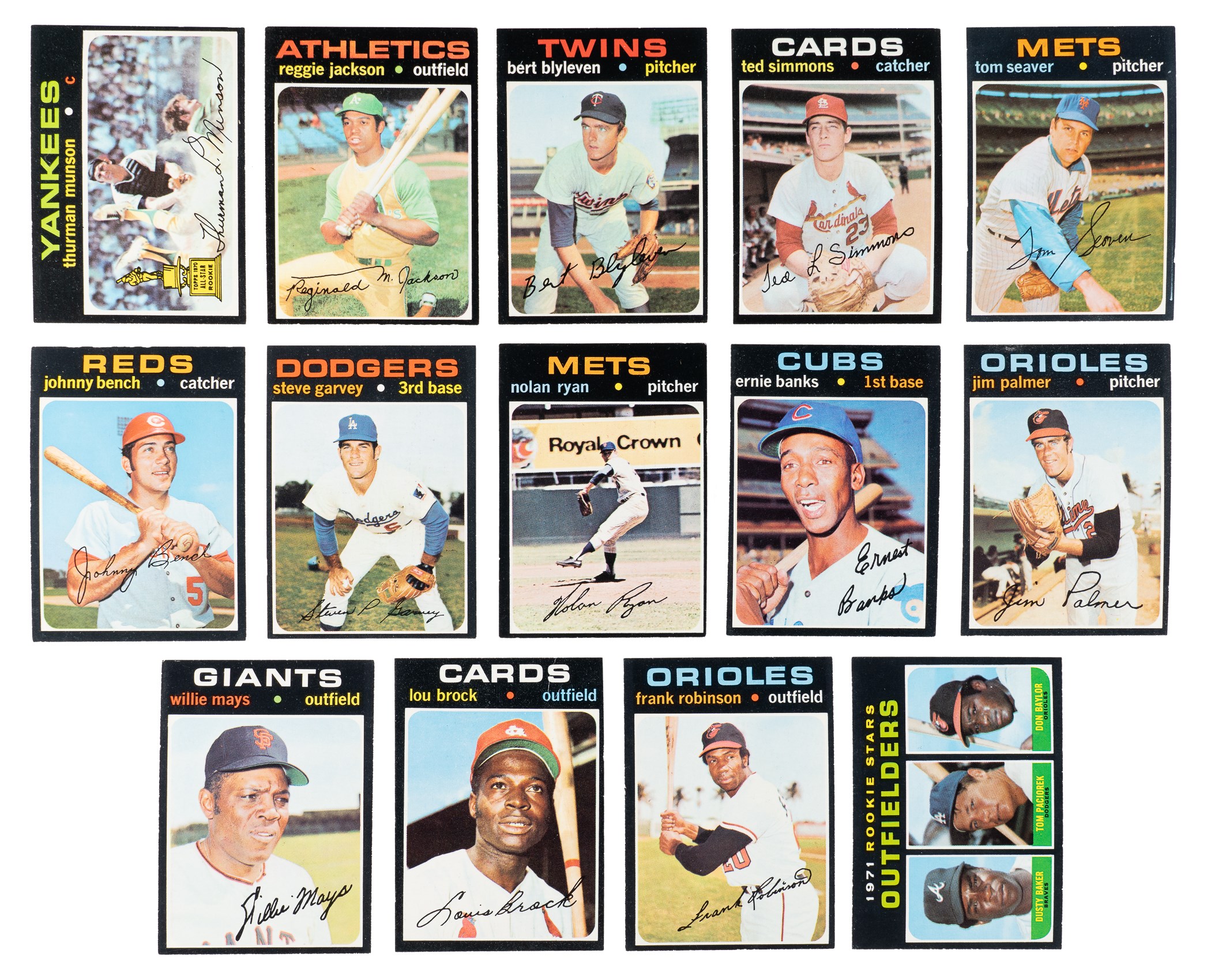High-Grade 1971 Topps Complete Set (752) | REA Archive