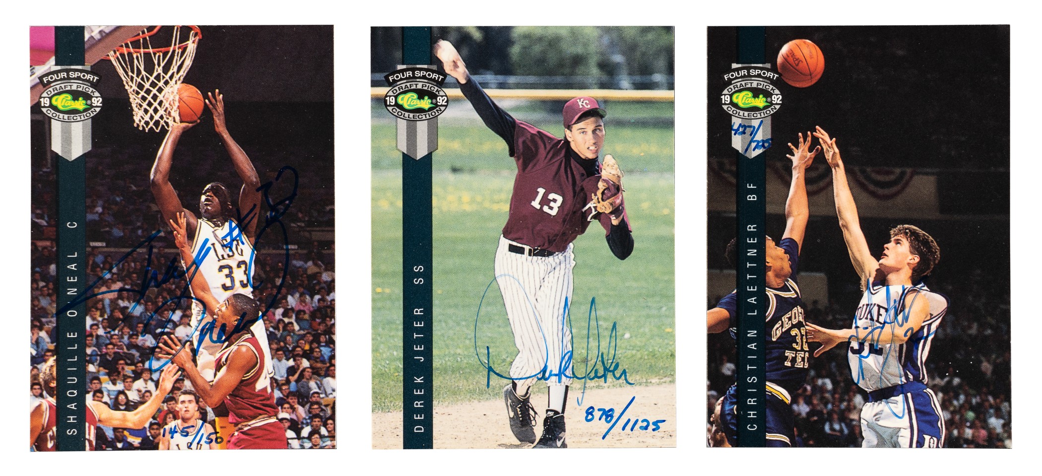 1992 Classic Four Sport - Autographs Near-Complete Set (54/57 ...