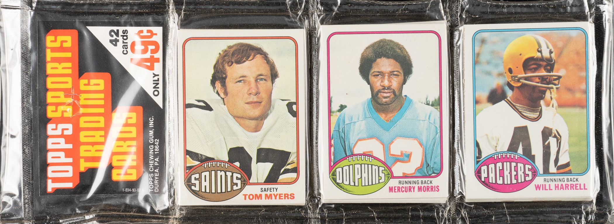 1976 Topps Football Unopened Rack Box (24 Packs) - BBCE - Including 15 ...