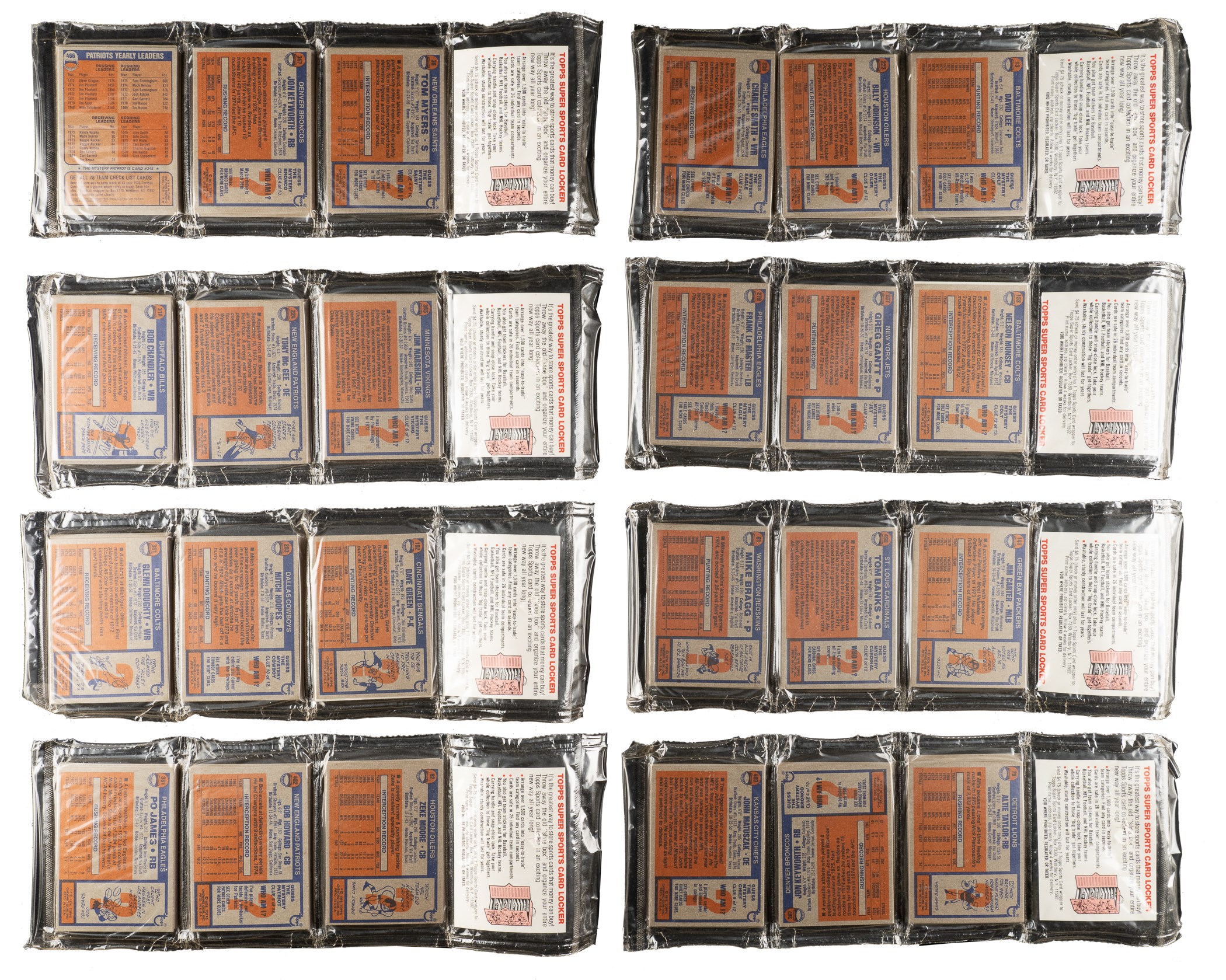 1976 Topps Football Unopened Rack Box (24 Packs) - BBCE - Including 15 ...