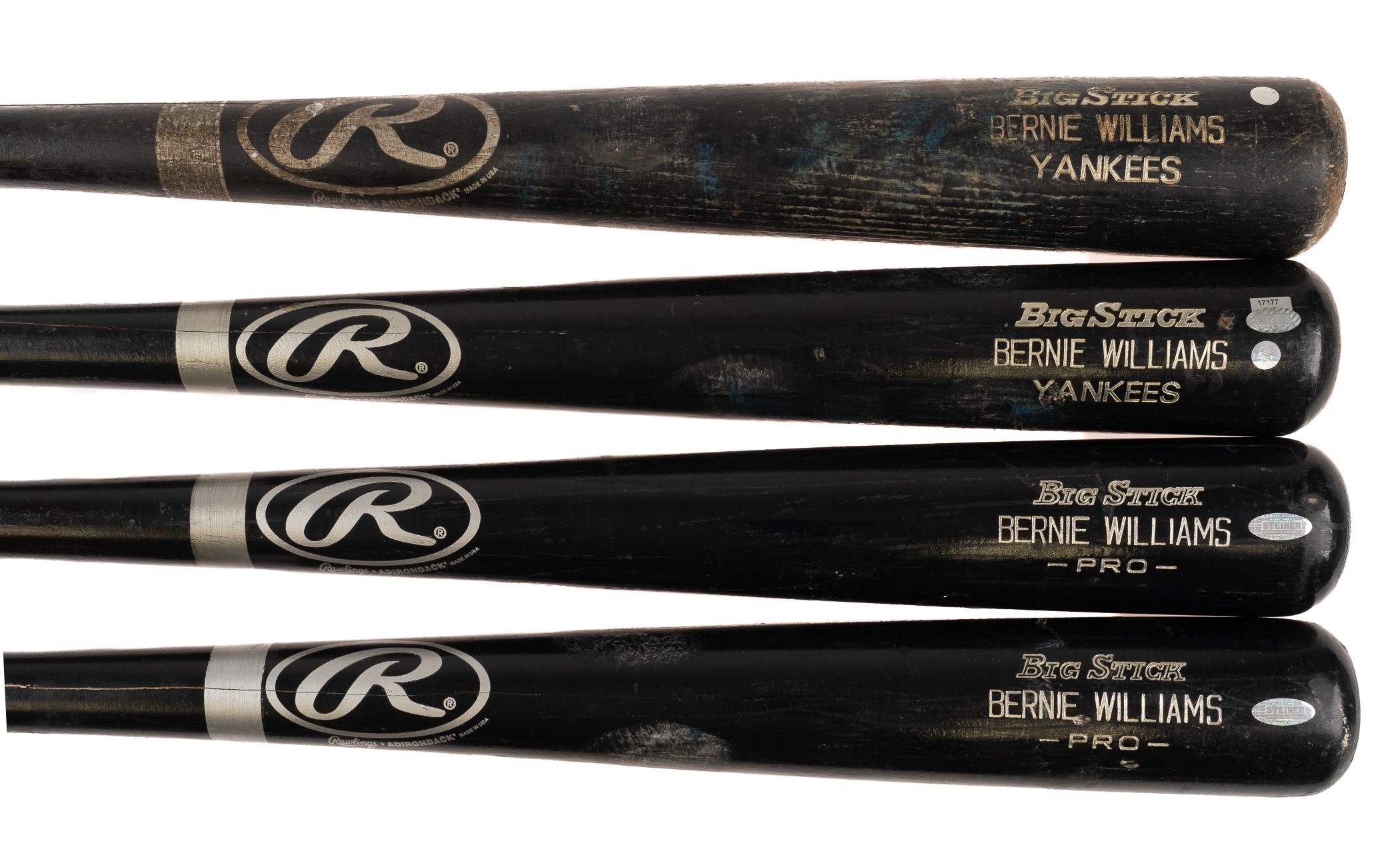 Bernie Williams New York Yankees Game-Used Bat Collection (4) - Steiner ...