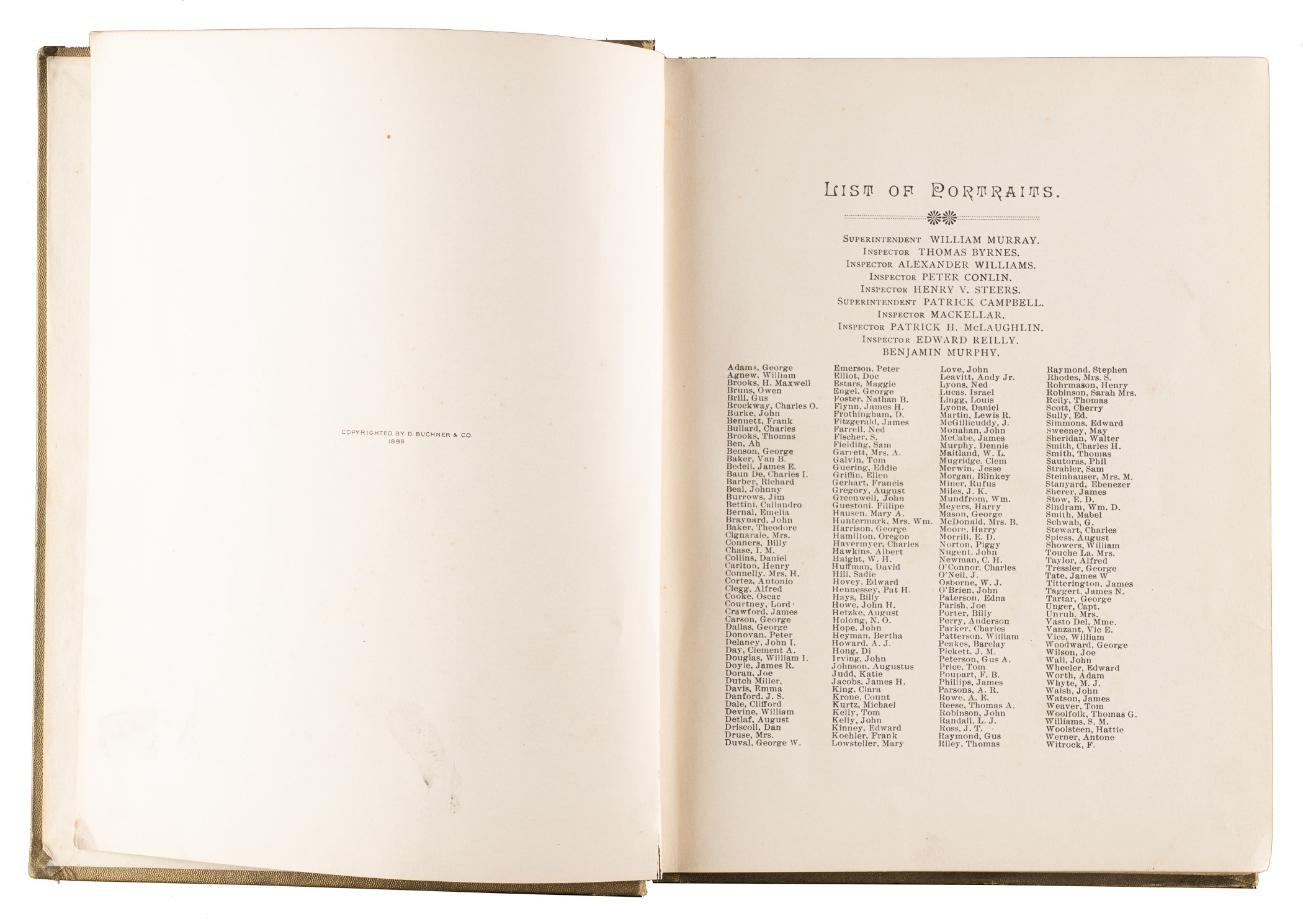 1888 A70 Buchner "Defenders and Offenders" Hardbound Tobacco Premium ...