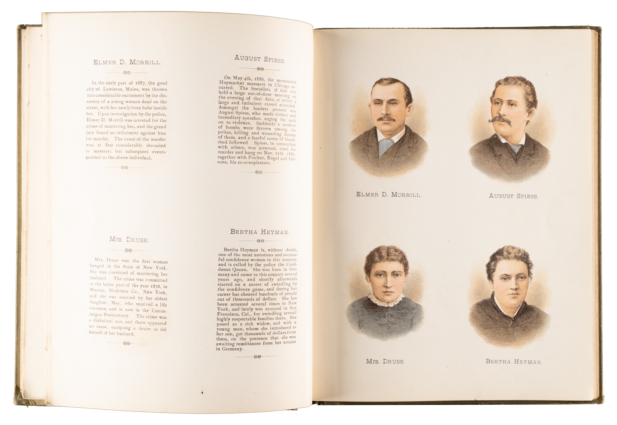 1888 A70 Buchner "Defenders and Offenders" Hardbound Tobacco Premium ...