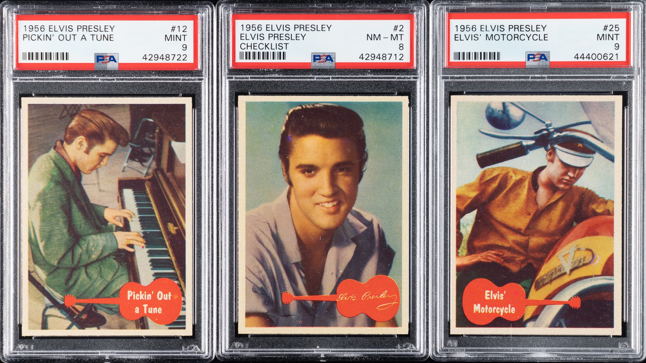 1956 Topps "Elvis Presley" PSA-Graded Complete Set (66) | REA Archive