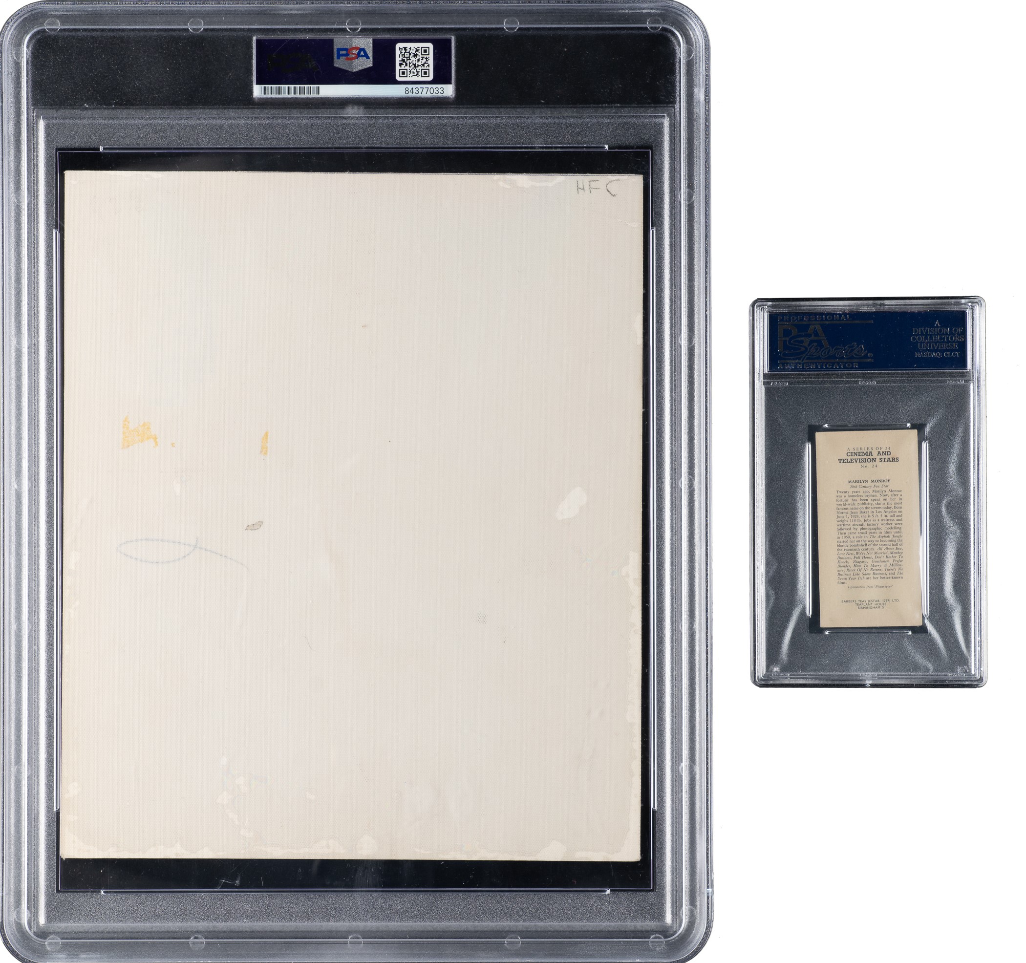 Circa 1950s Marilyn Monroe Original Photograph PSA/DNA Type I - Image ...