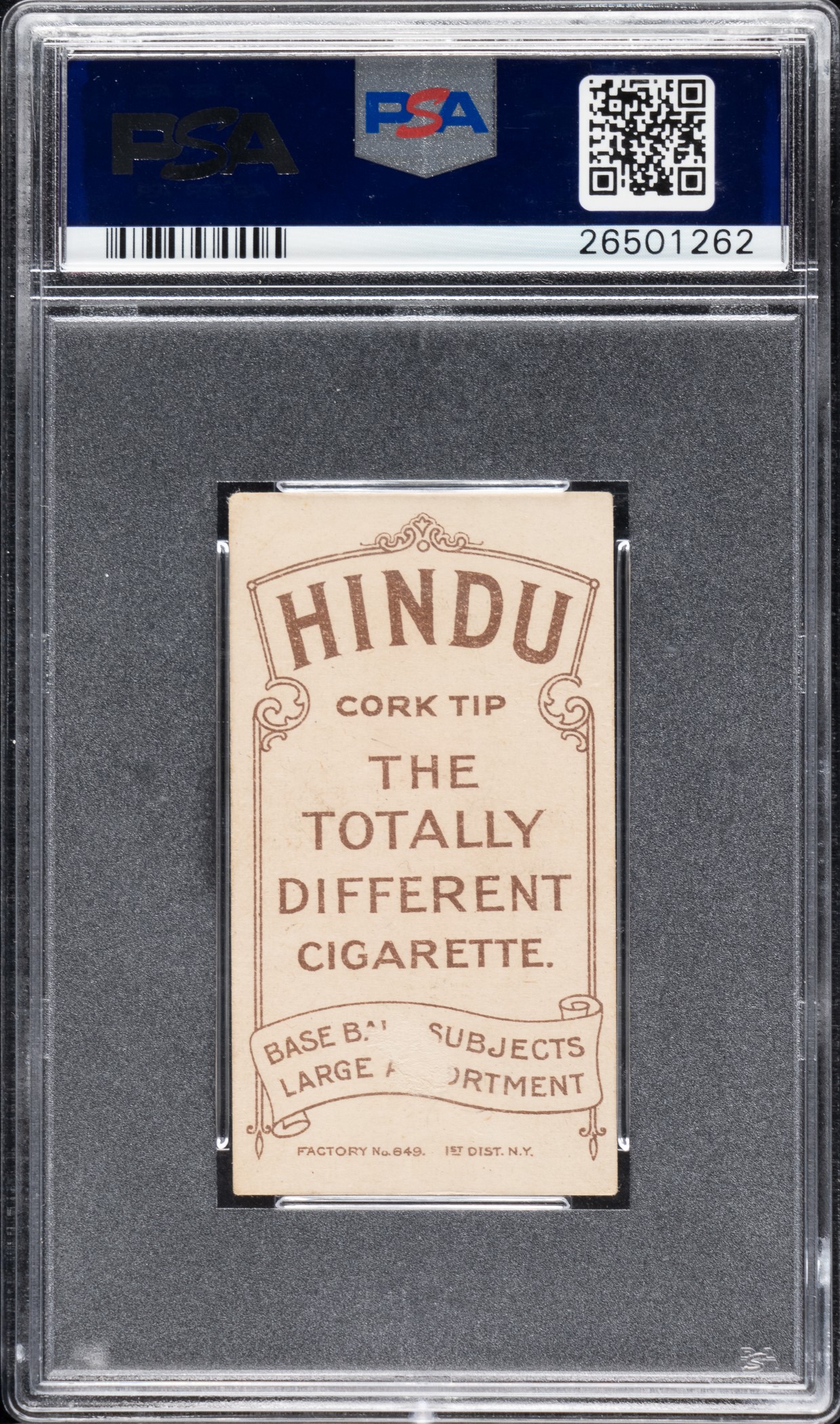 1909-1911 T206 White Border Lefty Leifield Pitching - Brown Hindu Back ...
